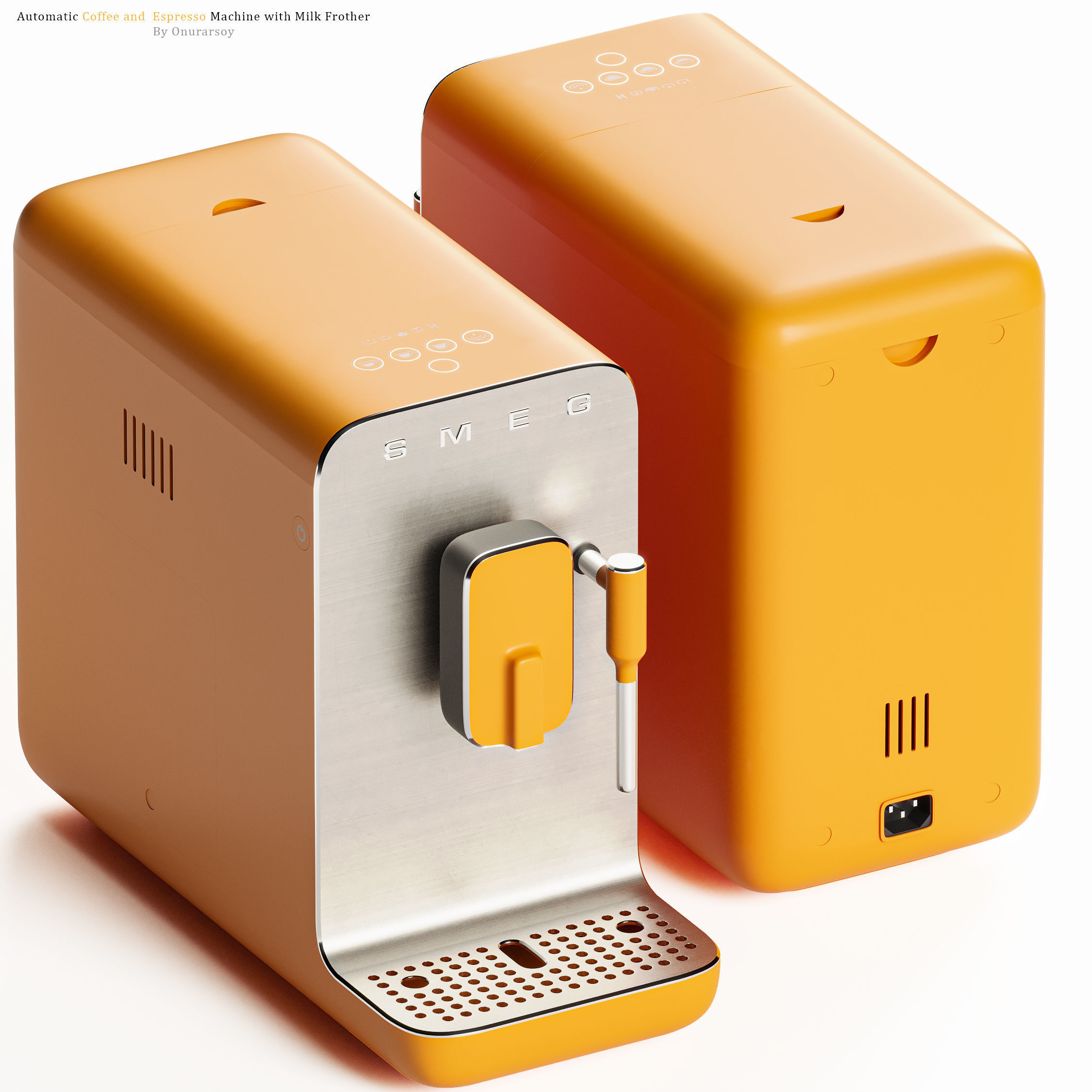 Smeg Automatic Coffee and Espresso Machine 3D model | CGTrader