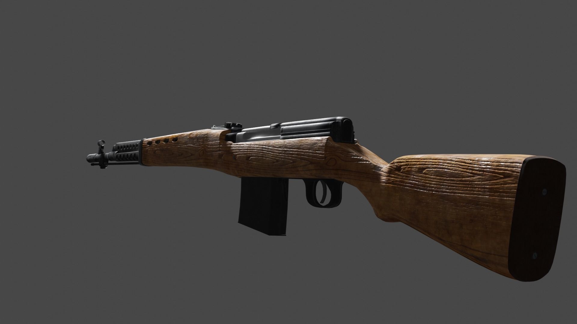 Tokarev SVT-40 USSR Rifle free VR / AR / low-poly 3D model | CGTrader