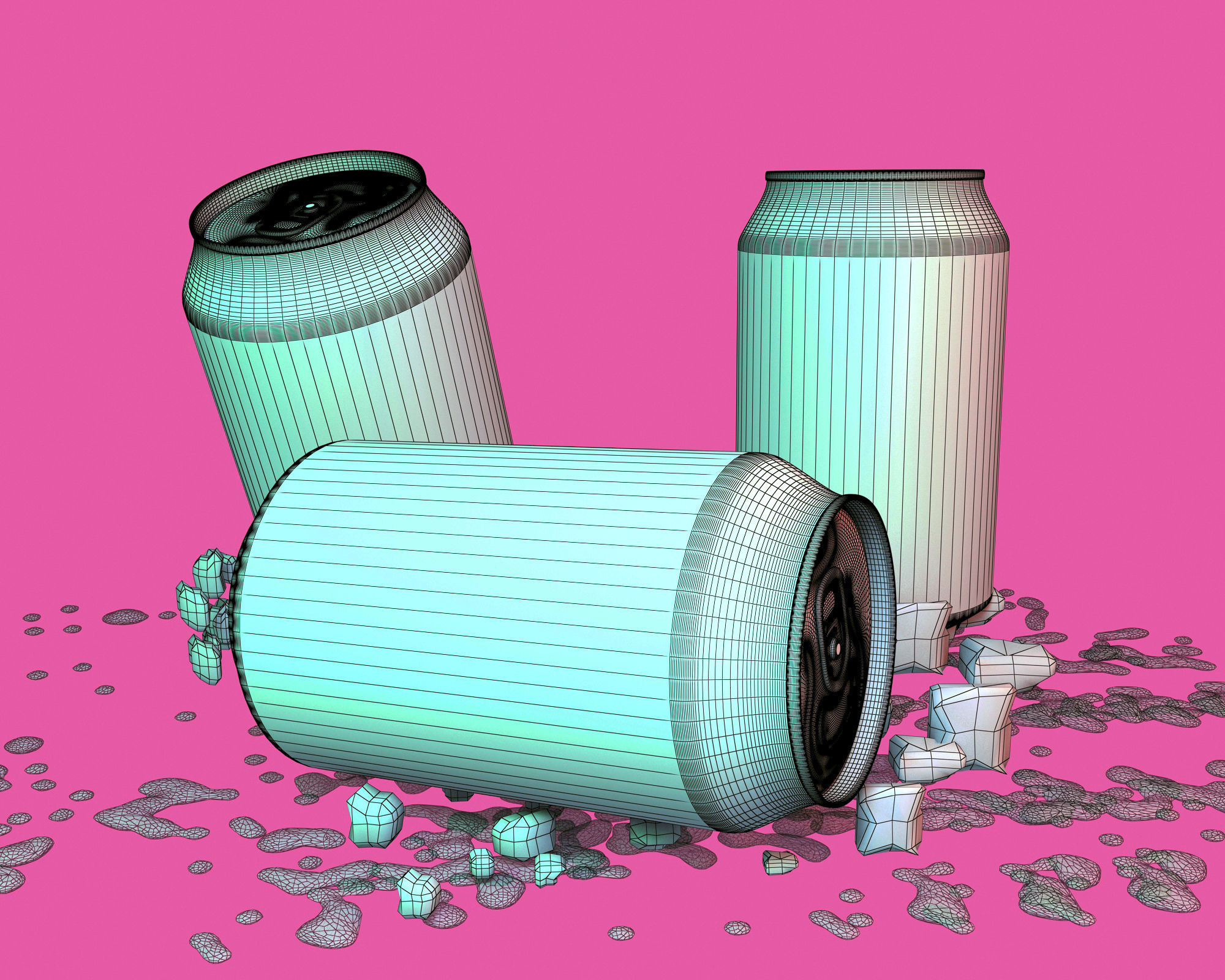 3D model Coca cola Fanta VR / AR / low-poly | CGTrader