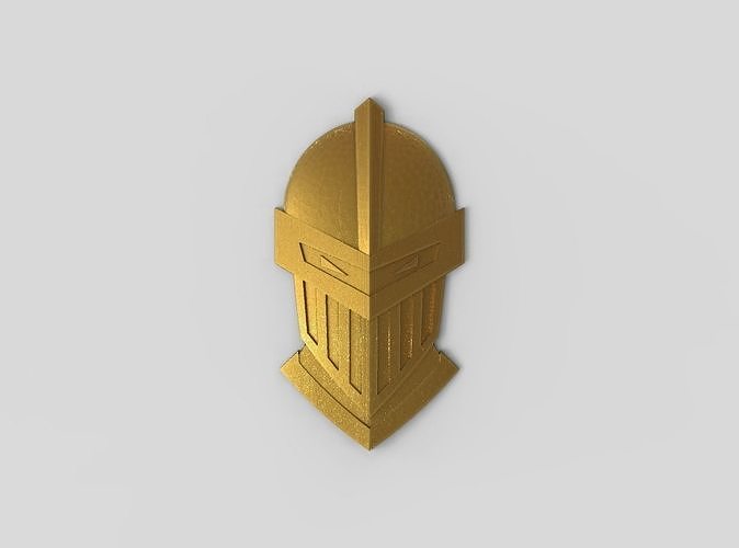 Knight helmet 3D model 3D printable | CGTrader