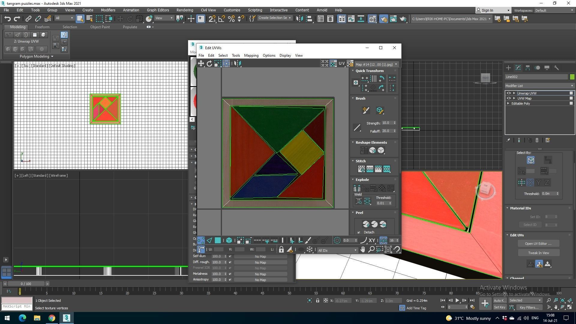 Tangram Puzzles 3D model | CGTrader