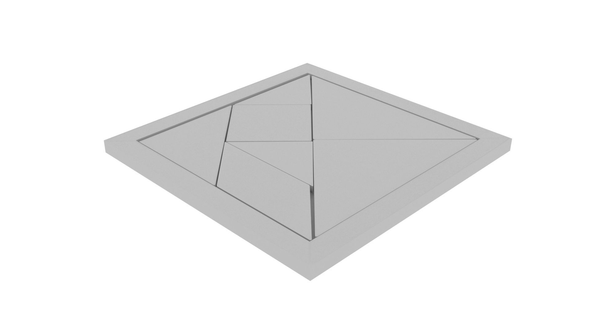 Tangram Puzzles 3D model | CGTrader