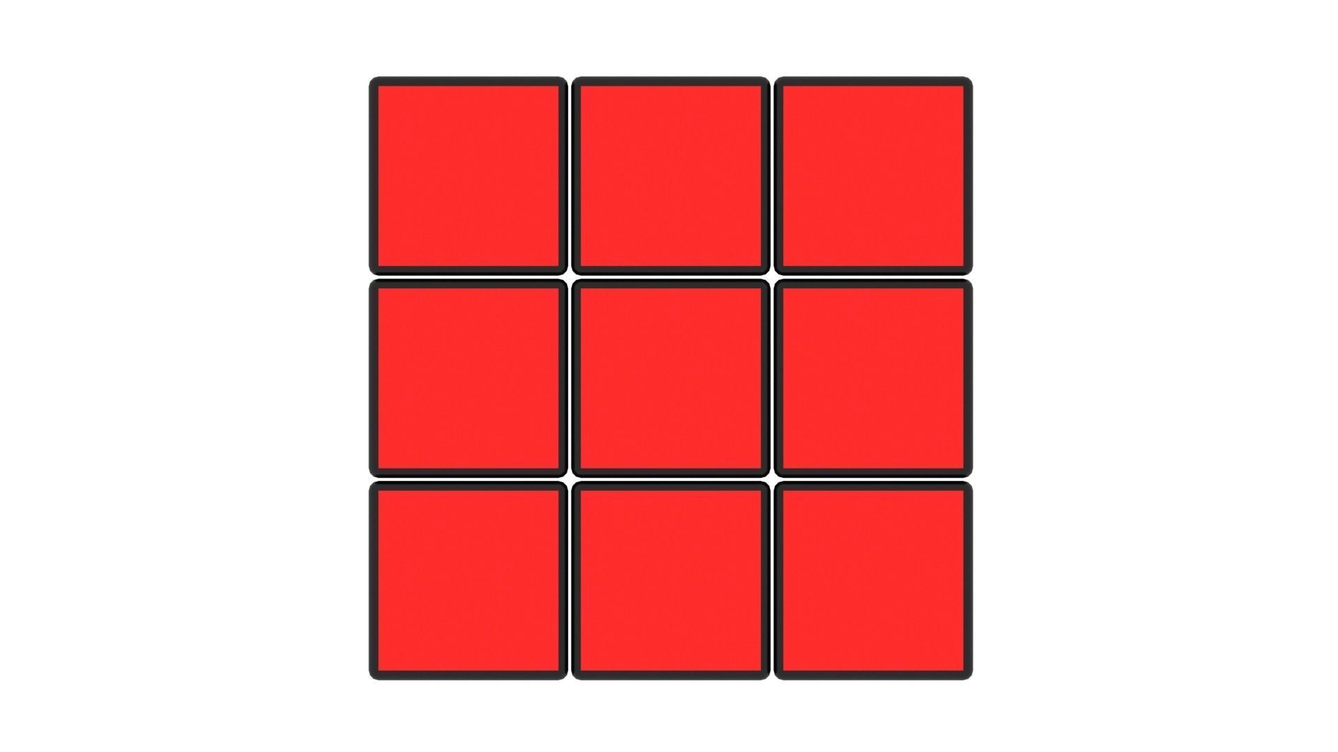Rubiks Cube With Solving Animation 3D model animated | CGTrader