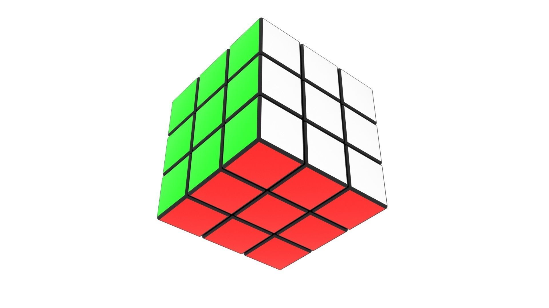 Rubiks Cube With Solving Animation 3D model animated | CGTrader