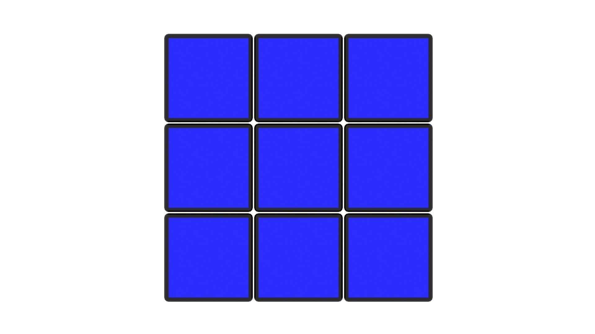 Rubiks Cube With Solving Animation 3D model animated | CGTrader