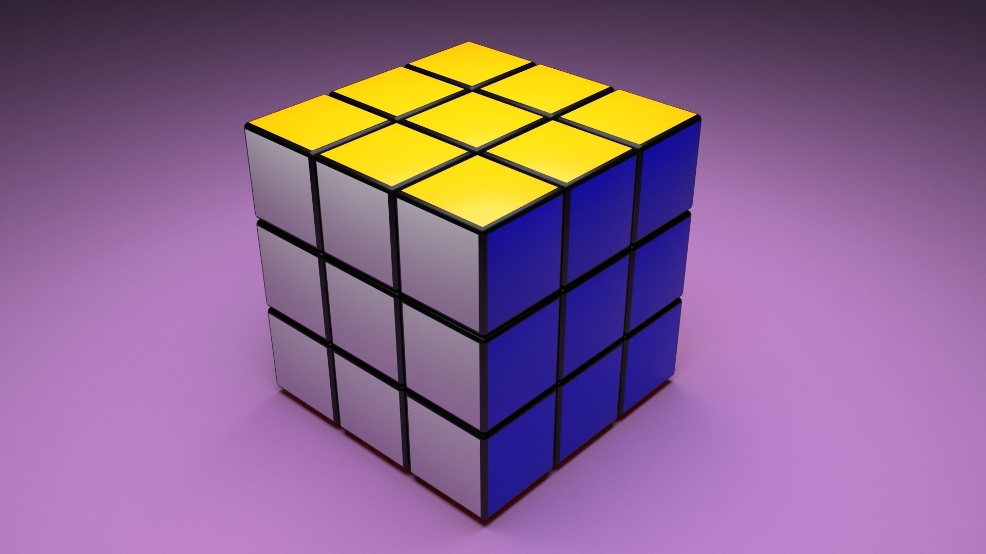 Rubiks Cube With Solving Animation 3D model animated | CGTrader