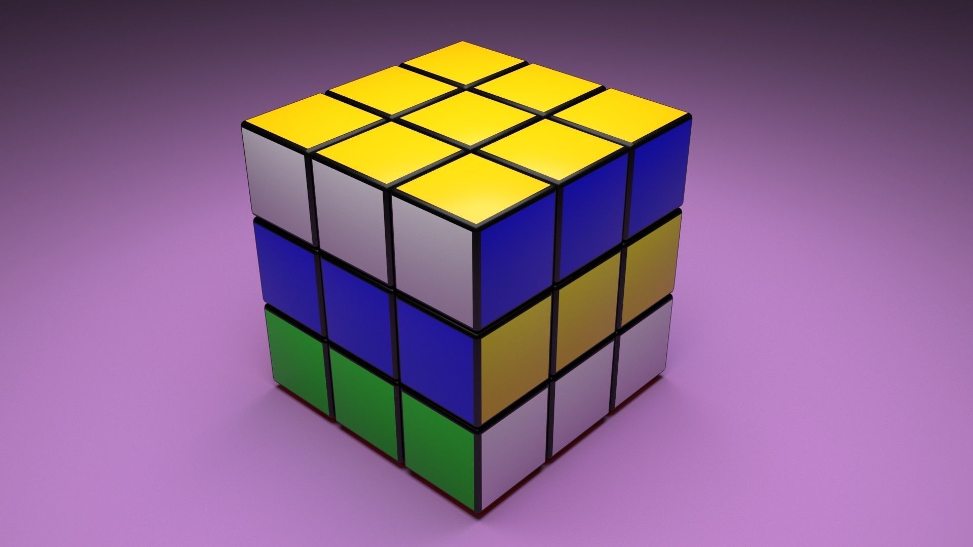 Rubiks Cube With Solving Animation 3D model animated | CGTrader
