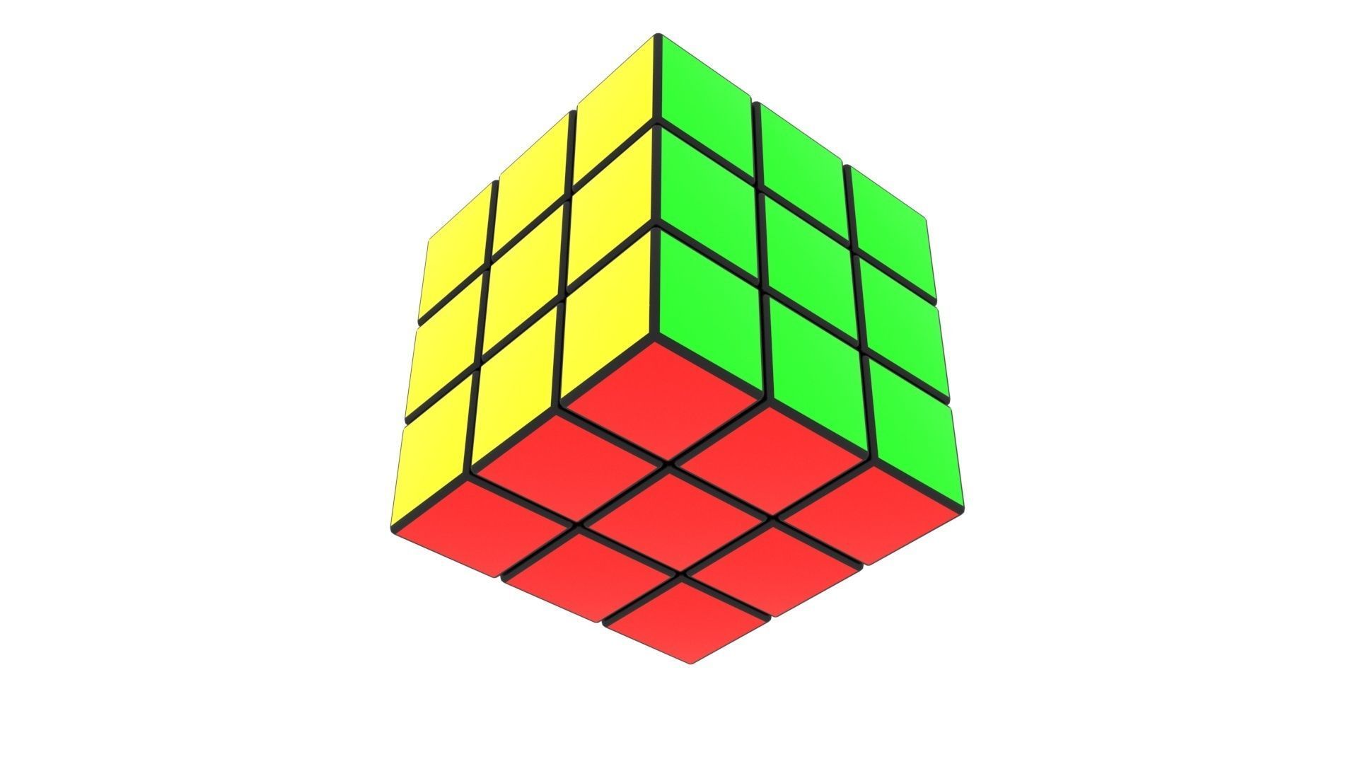 Rubiks Cube With Solving Animation 3D model animated | CGTrader