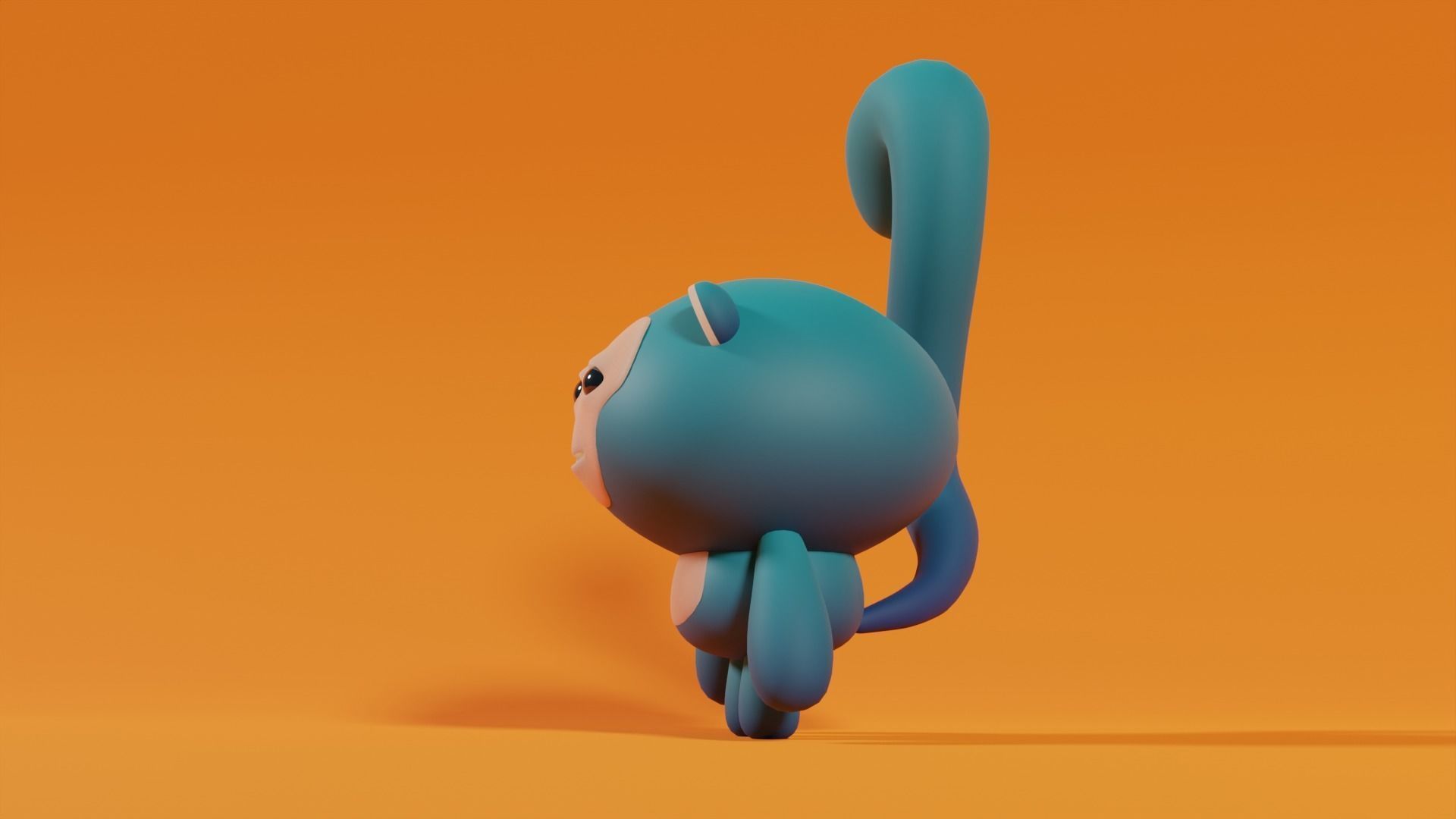 Stylized Cute little Monkey 3D model | CGTrader
