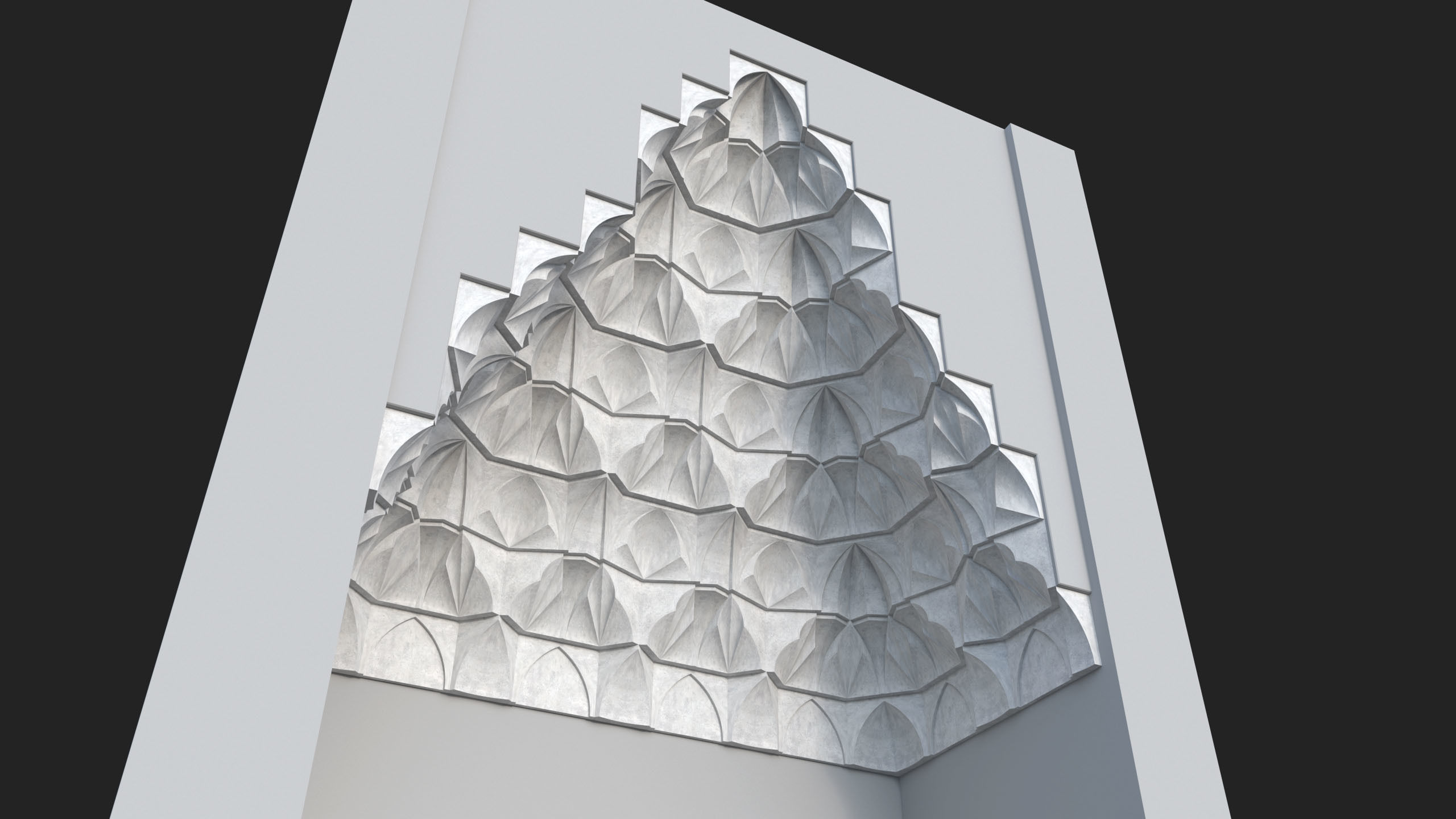 Formal Muqarnas 3D model | CGTrader