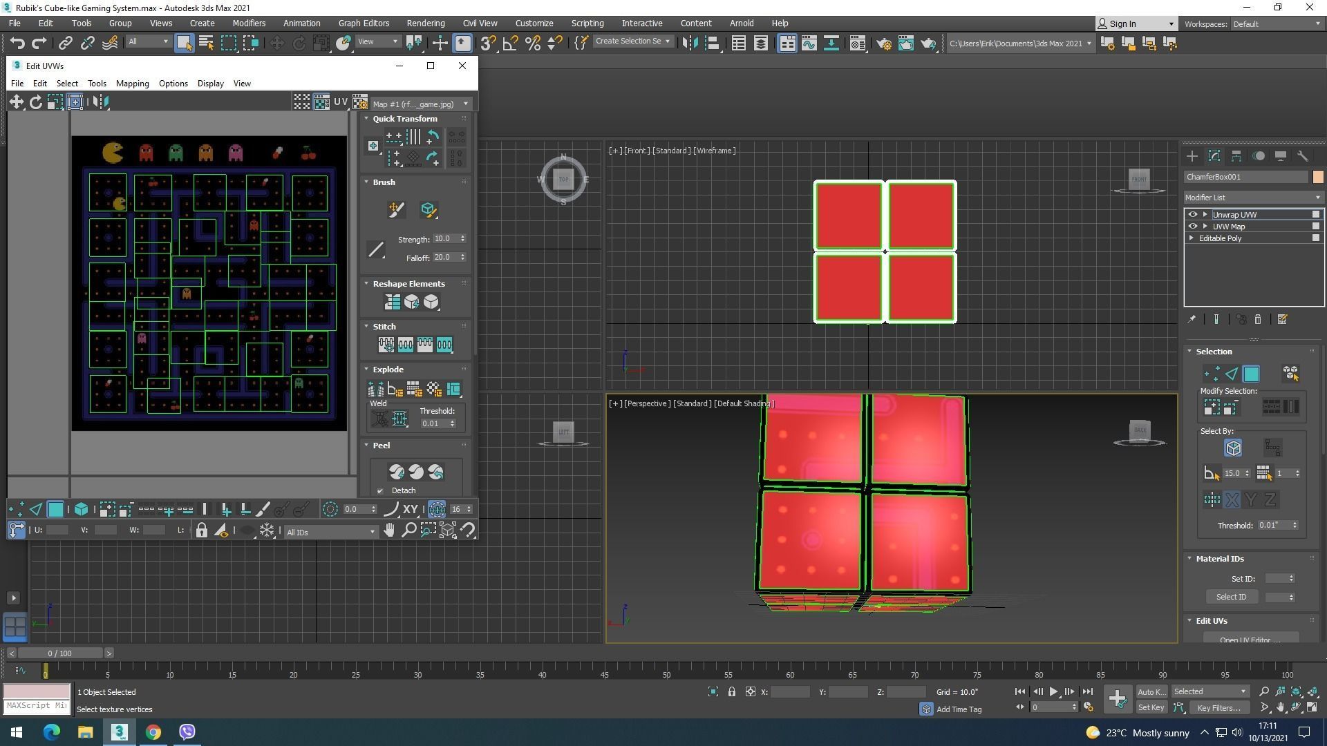 Rubiks Cube Like Gaming System 3D model | CGTrader