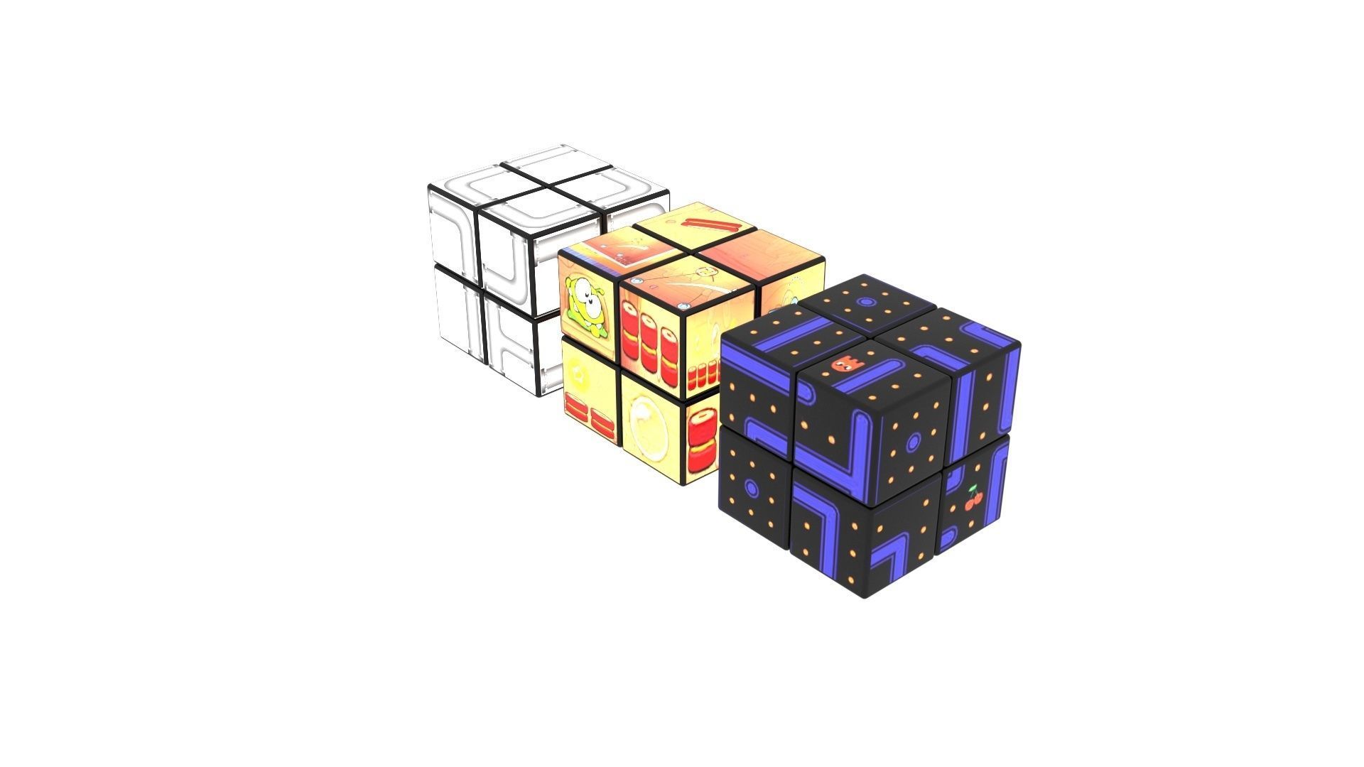 Rubiks Cube Like Gaming System 3D model | CGTrader