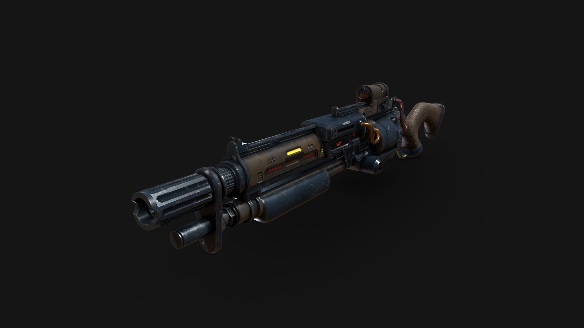 3D model Revolver Rifle VR / AR / low-poly | CGTrader