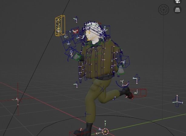 3D model Female survivor VR / AR / low-poly | CGTrader
