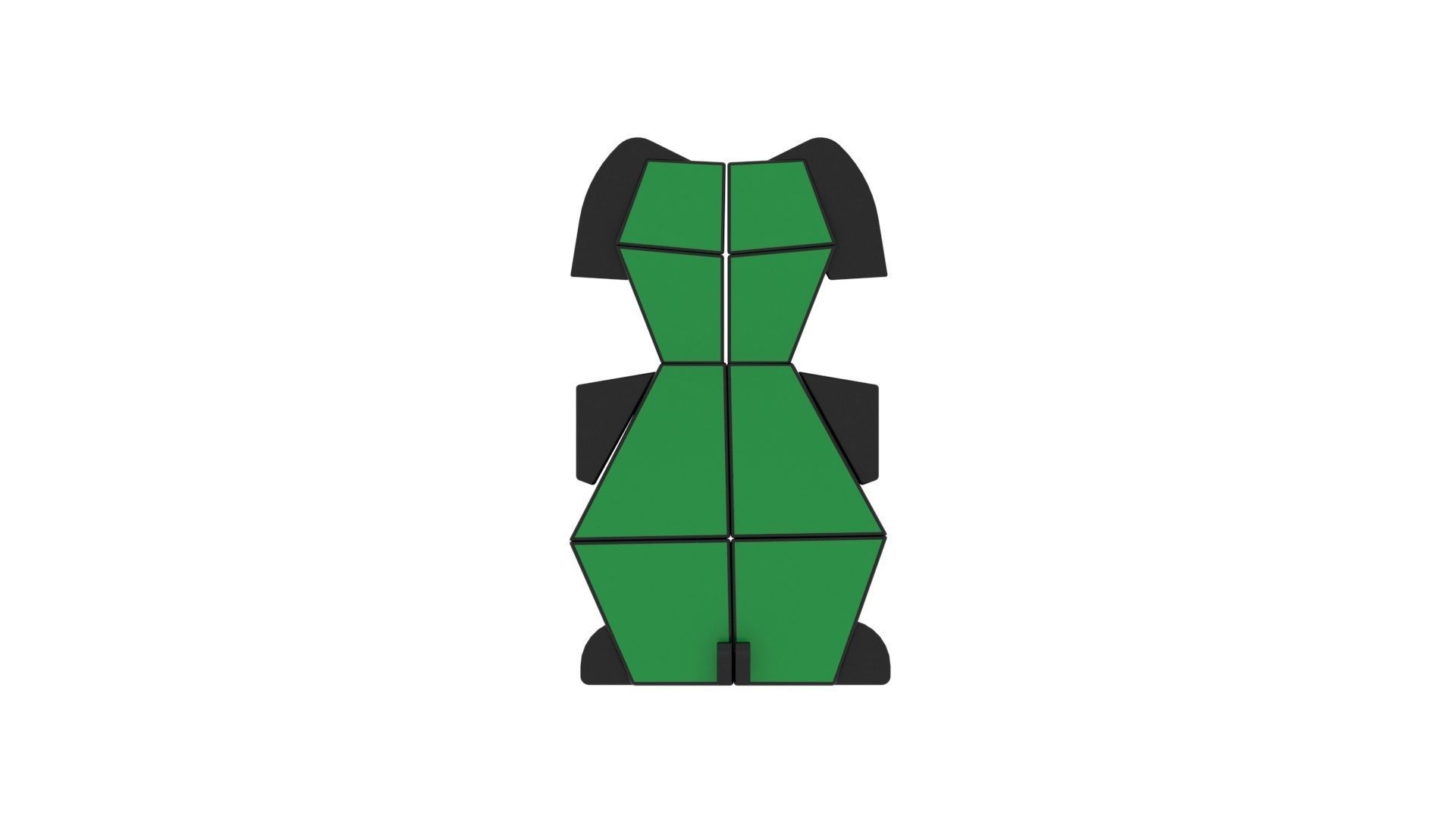 Dog Rubiks Cube 3D model | CGTrader