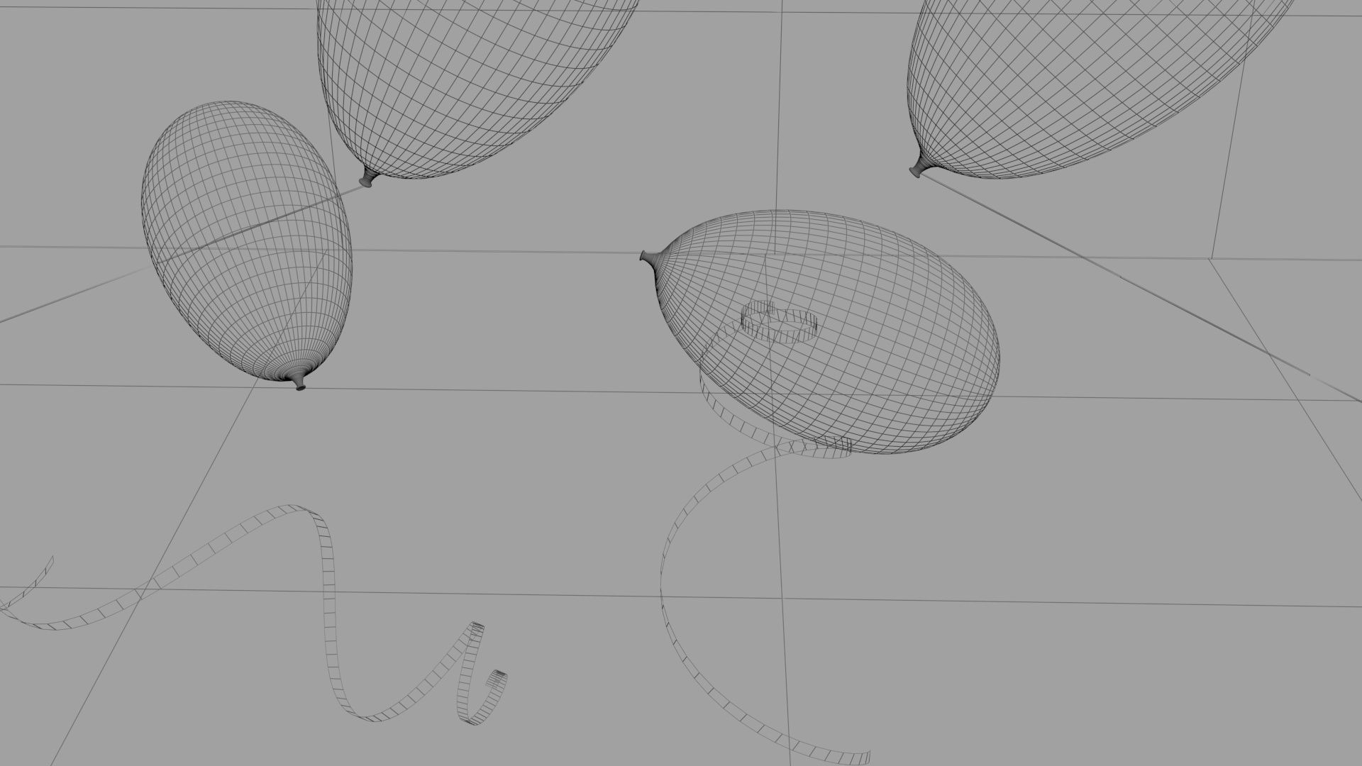 Balloons Room 3D model | CGTrader