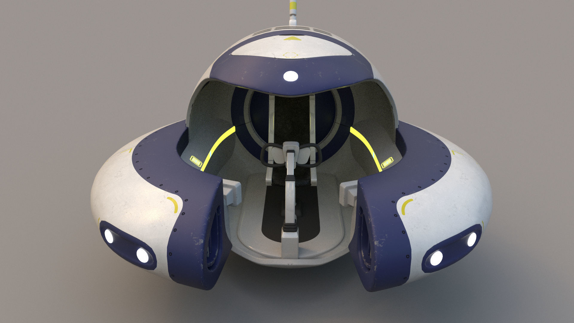 Sumergible - Seamoth 3D model | CGTrader