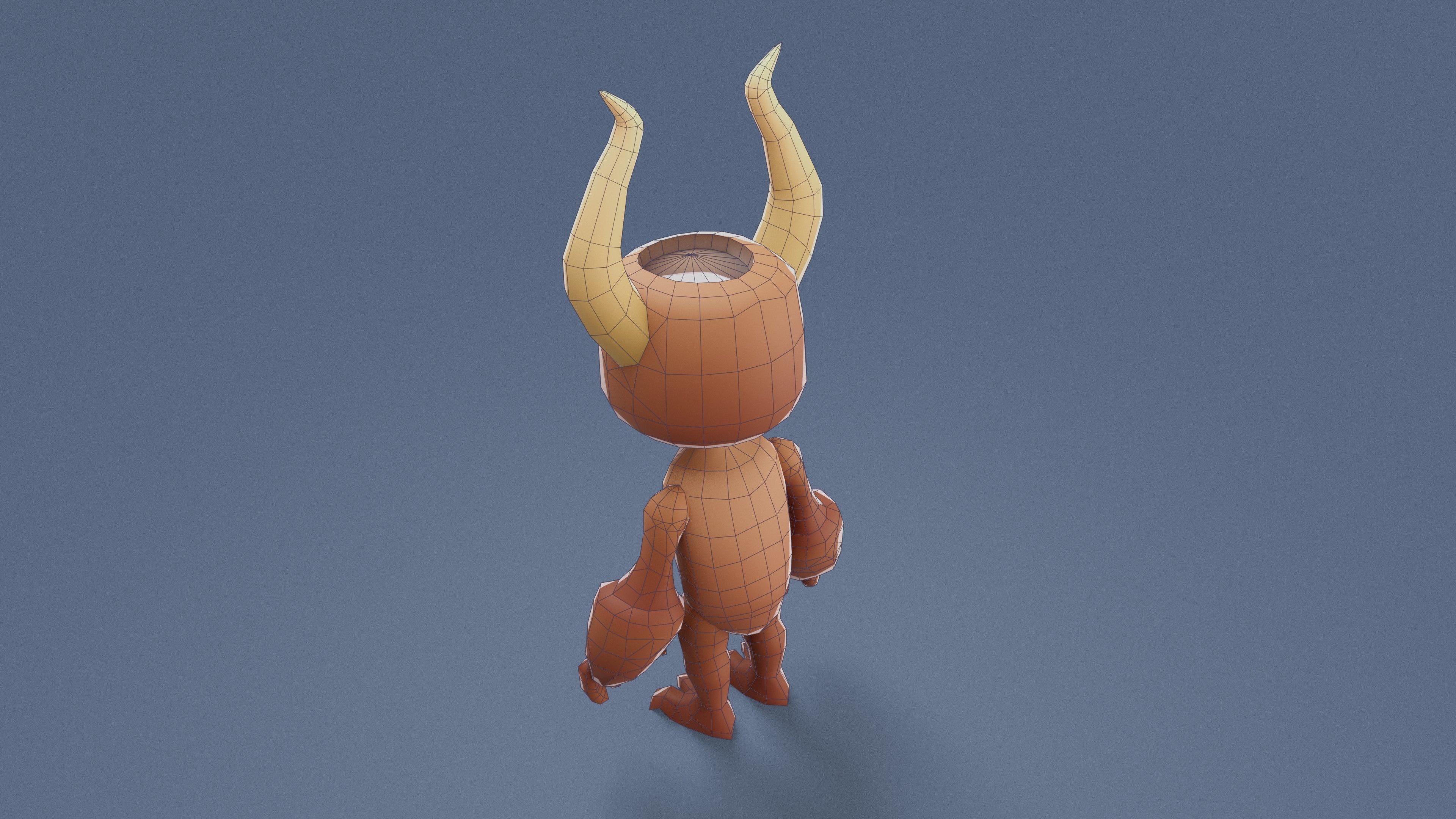 3D model Cartoon Characters - Evolution Woody Warrior VR / AR / low ...