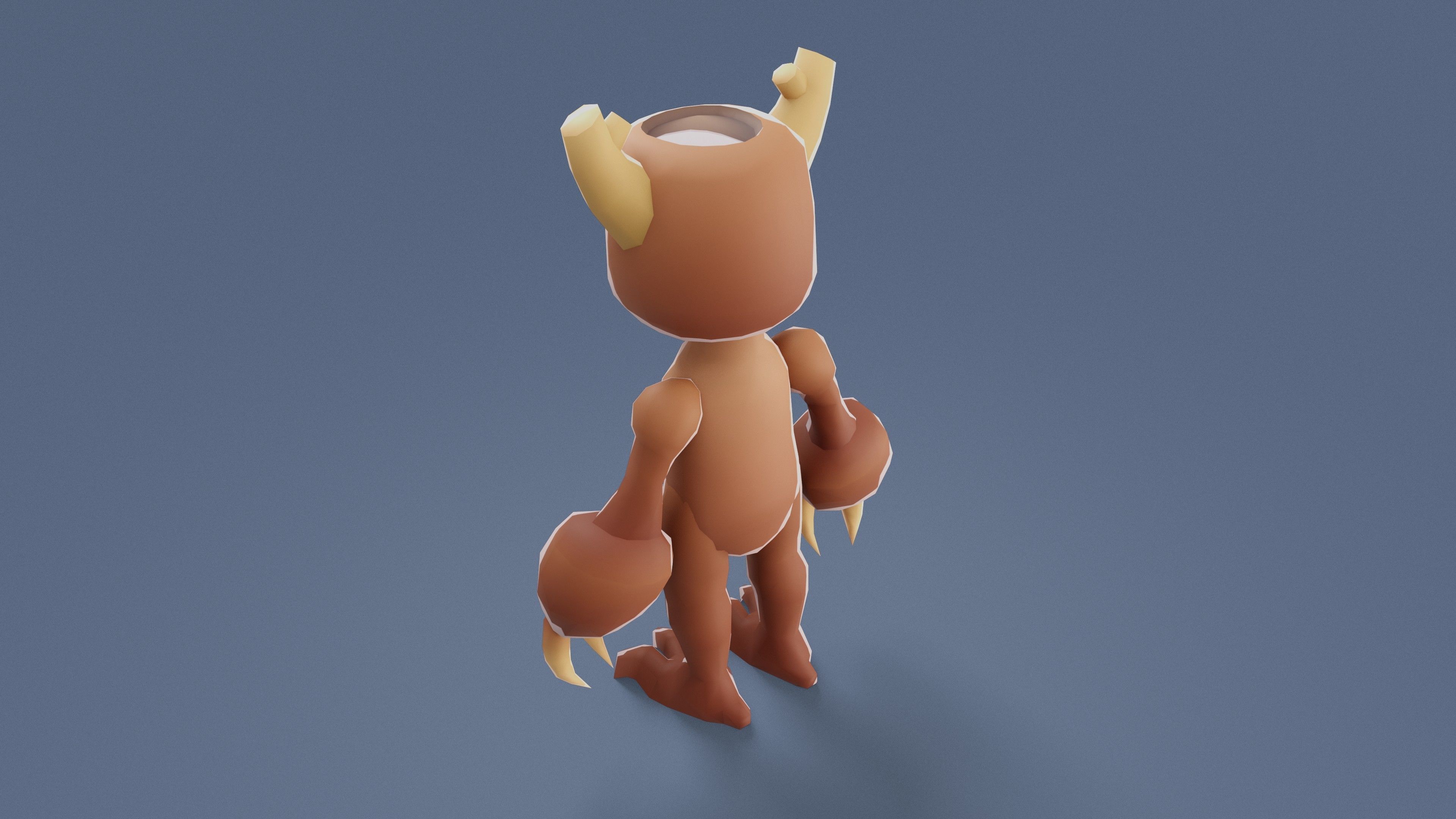 3D model Cartoon Characters - Evolution Woody Warrior VR / AR / low ...