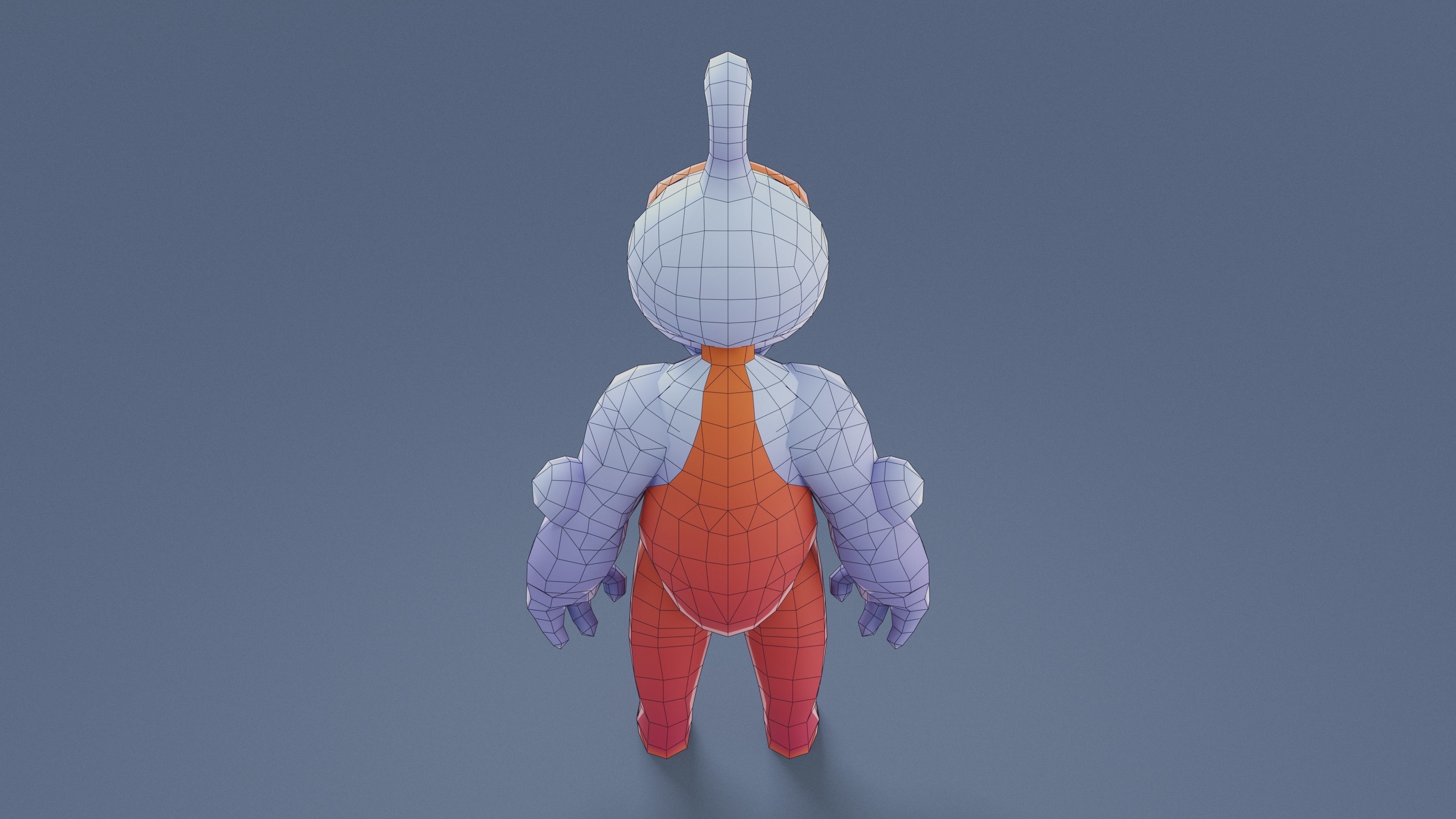 3D model Cartoon Characters - Medium Wrestler Warrior VR / AR / low ...