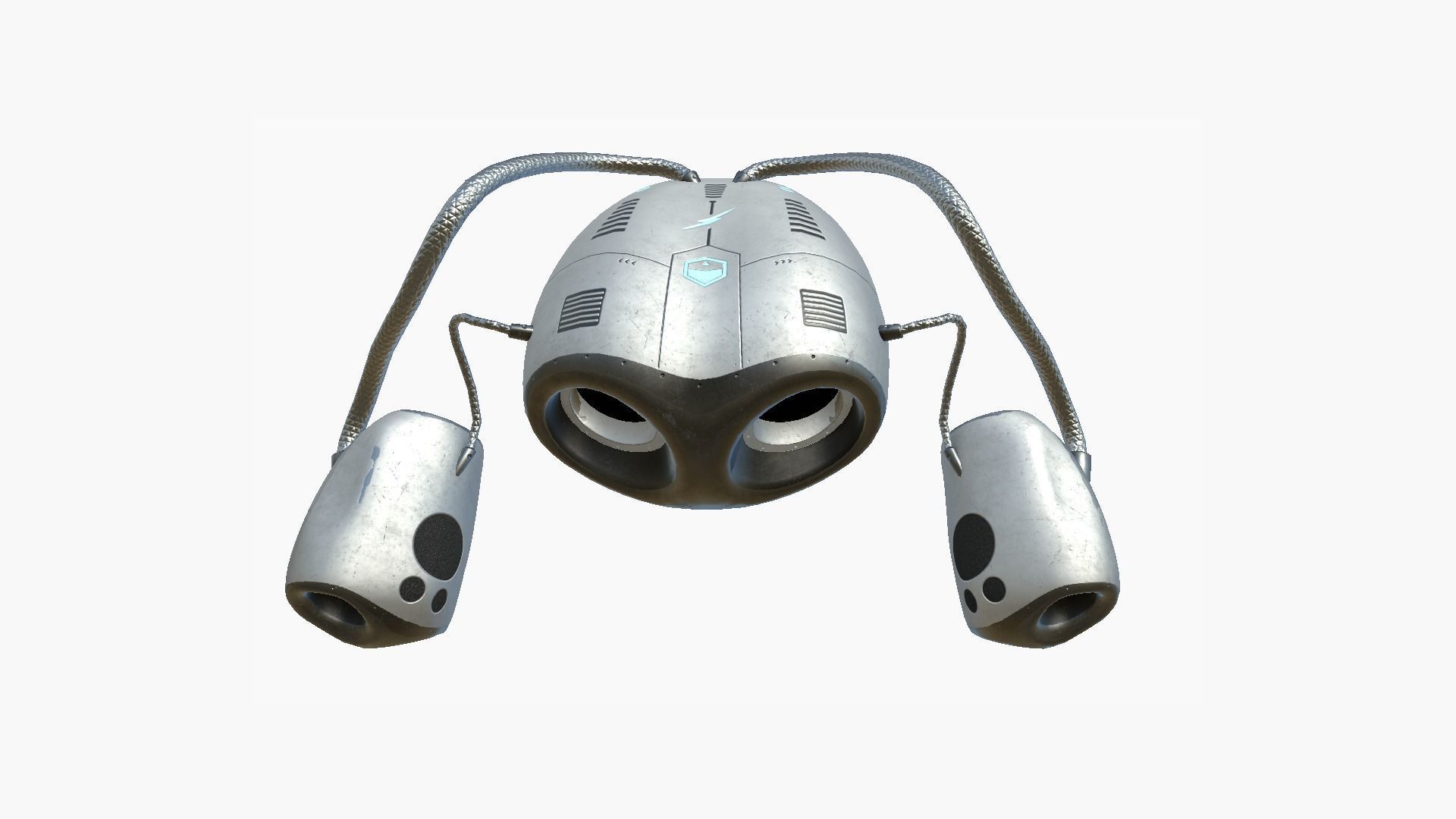 3D model Jetpack I07 Light Steel - SciFi Character Design VR / AR / low ...