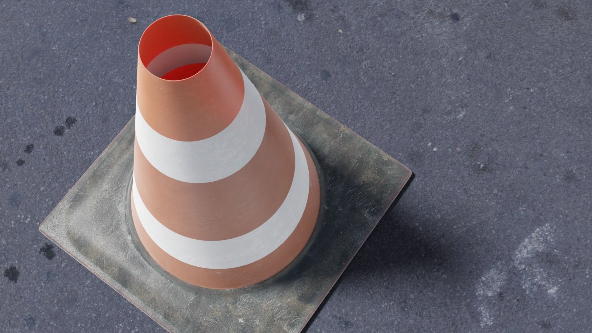 Cone street - traffic Realistic free VR / AR / low-poly 3D model | CGTrader