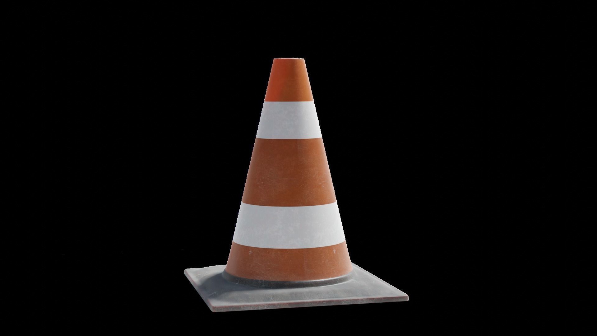 Cone street - traffic Realistic free VR / AR / low-poly 3D model | CGTrader