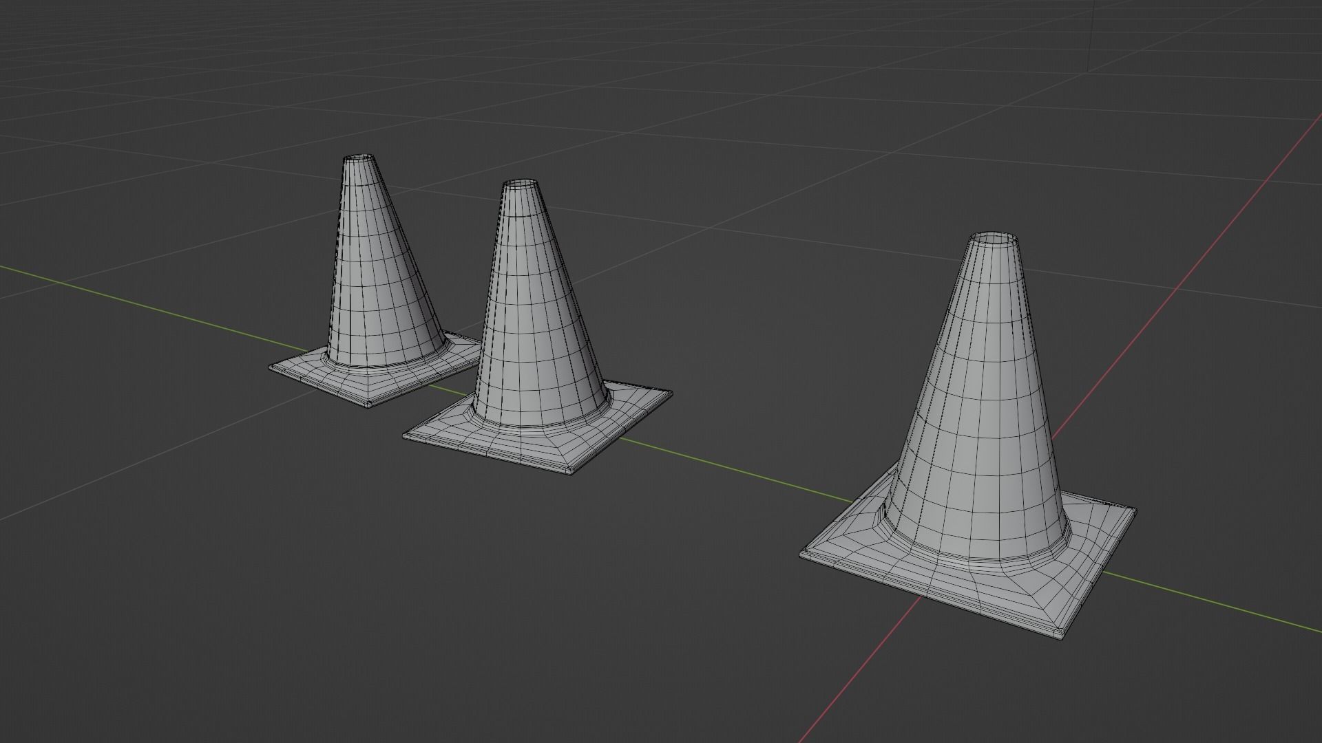 Cone street - traffic Realistic free VR / AR / low-poly 3D model | CGTrader