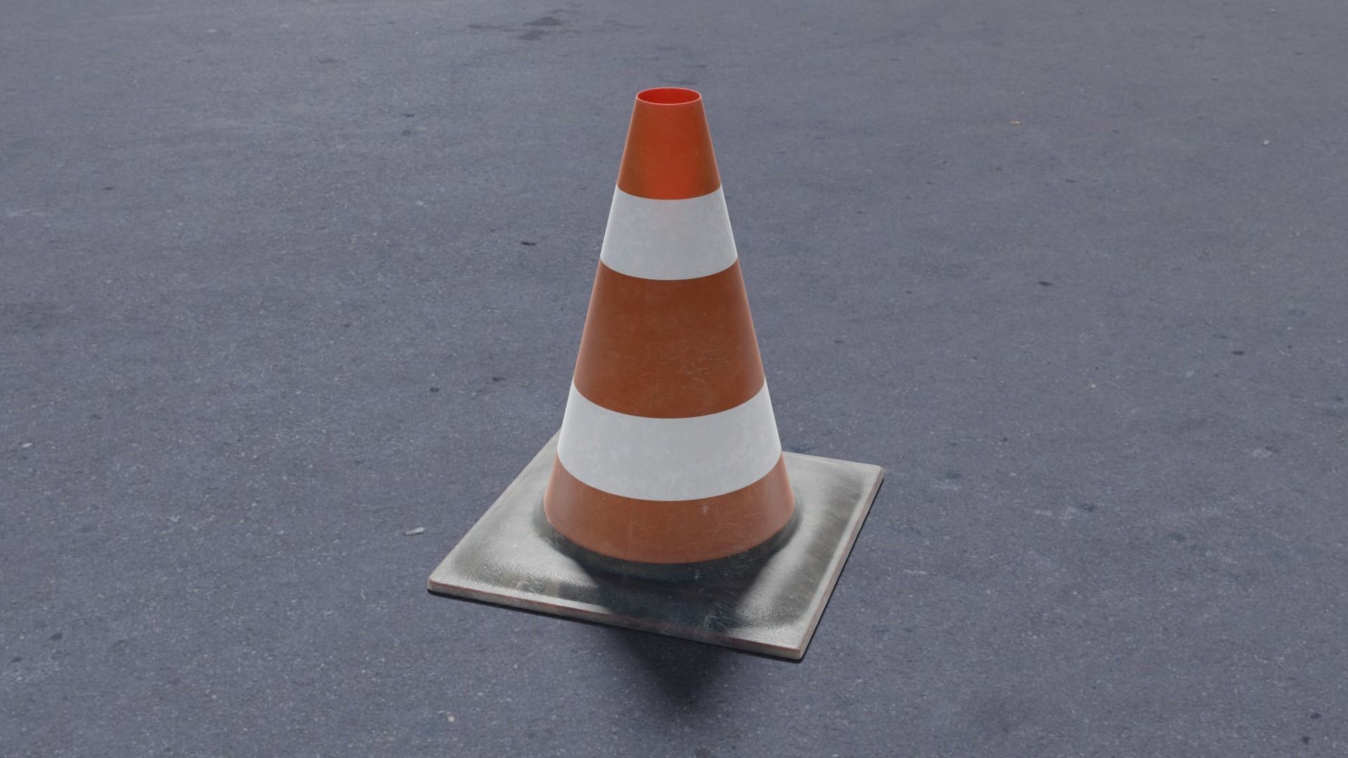 Cone street - traffic Realistic free VR / AR / low-poly 3D model | CGTrader