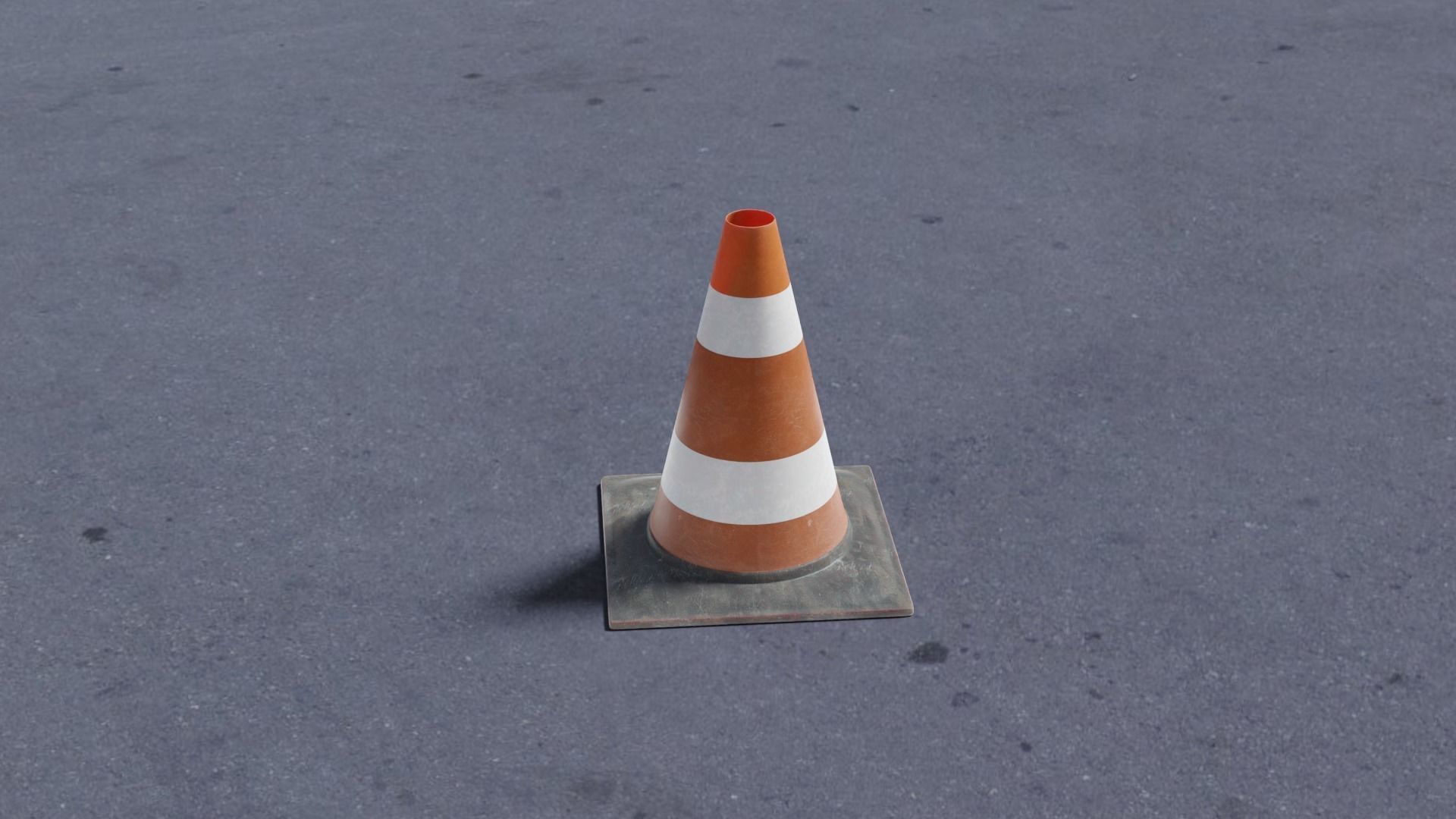 Cone street - traffic Realistic free VR / AR / low-poly 3D model | CGTrader
