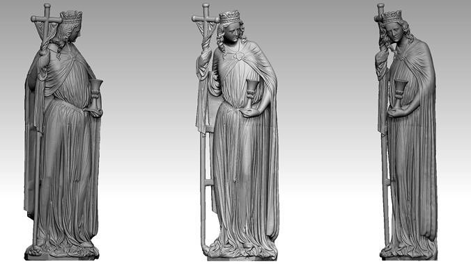 Saint Ecclesia 3D model 3D printable | CGTrader