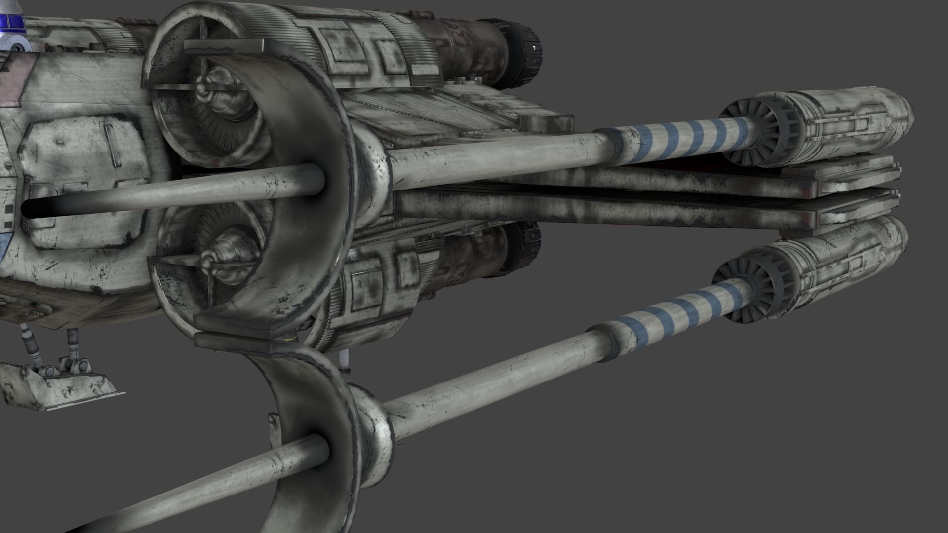 star wars x-wing 3D model rigged | CGTrader