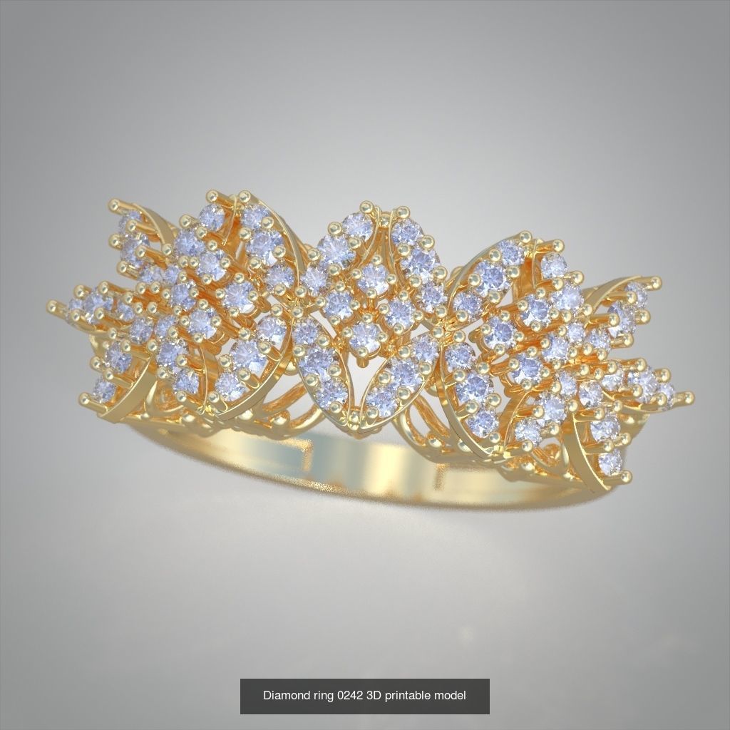 My 20 Beautiful and graceful 3d printable ring models 3D Model ...