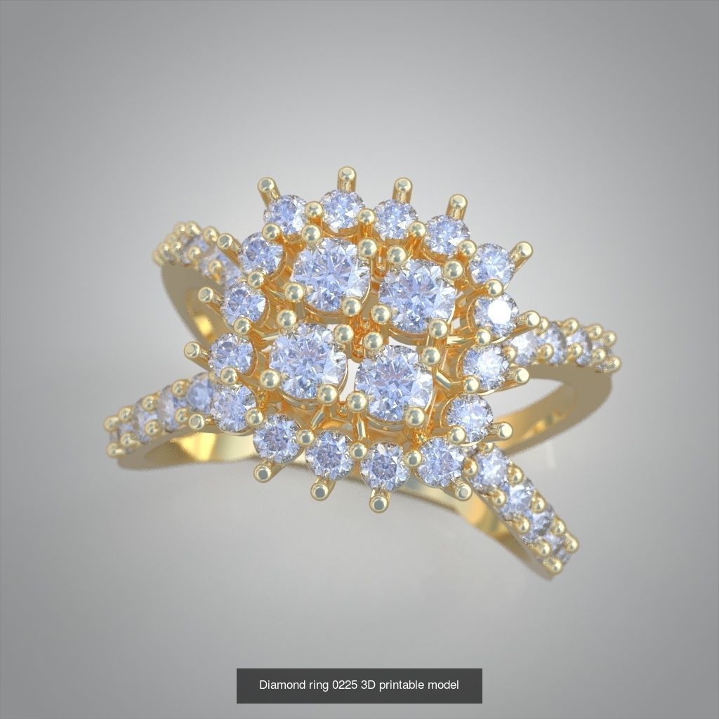 My 20 Beautiful and graceful 3d printable ring models 3D Model ...