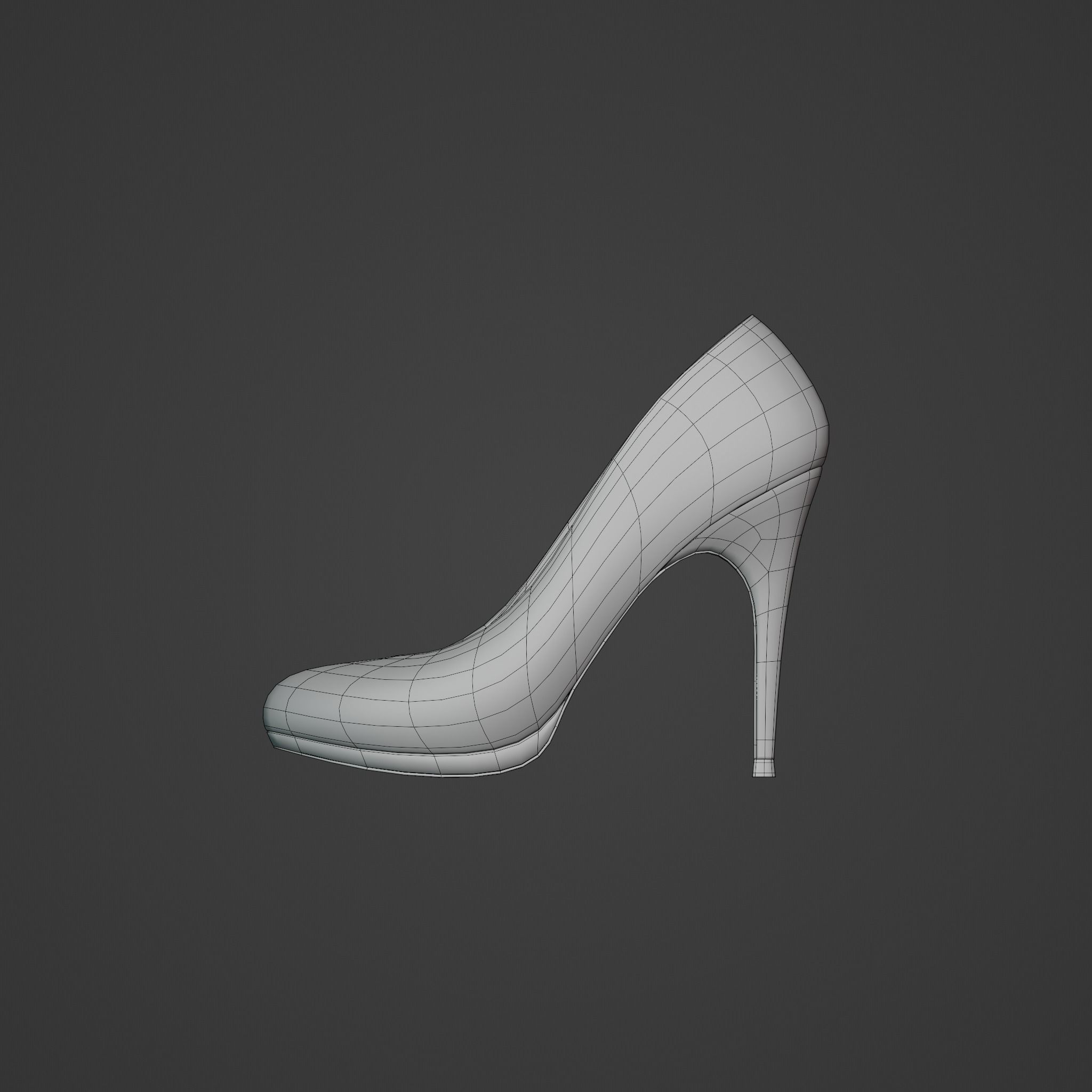 3D High Heels - Pumps with red soles free 3D model | CGTrader