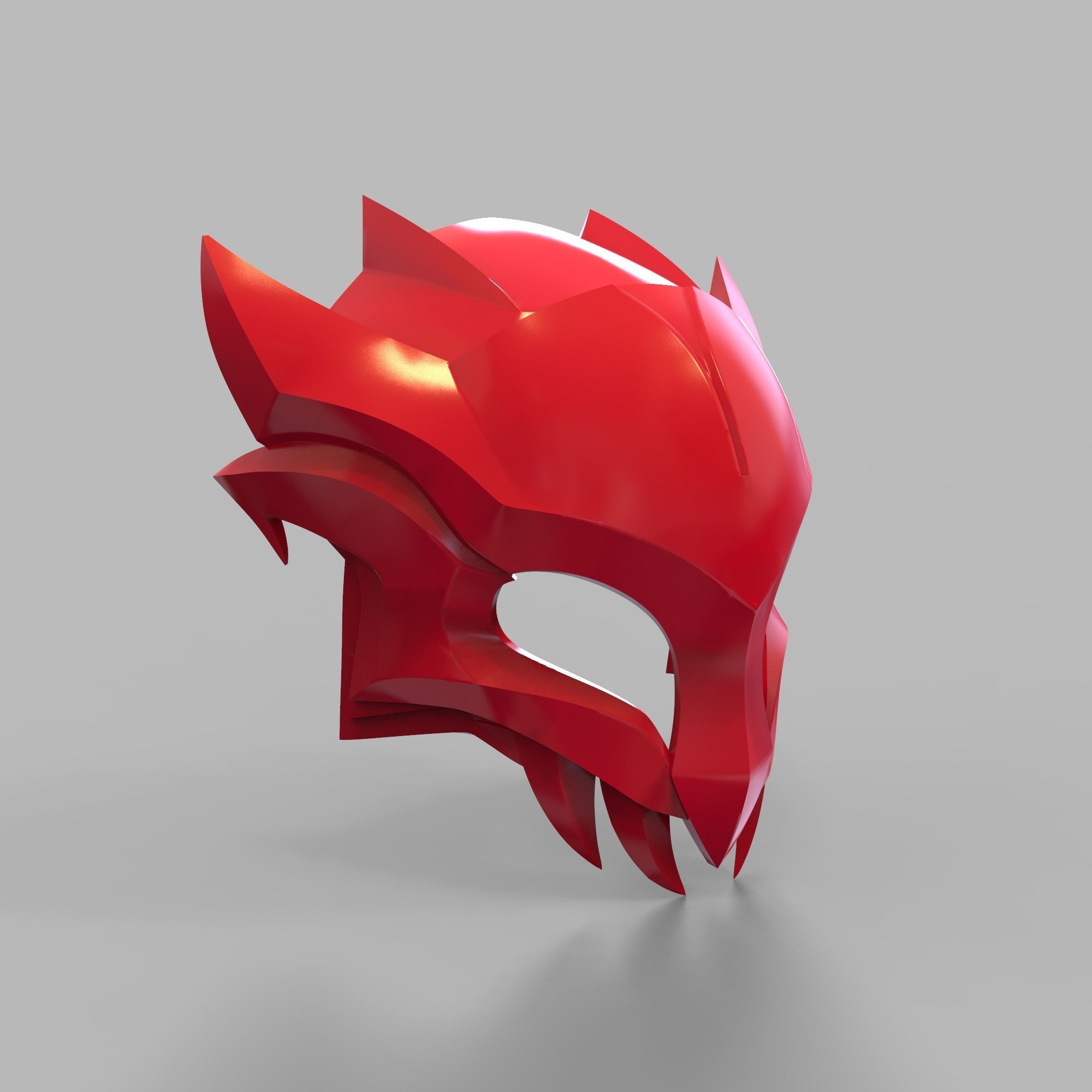 Red Claw Halloween Full Wearable Mask with Teeth 3D model 3D printable ...