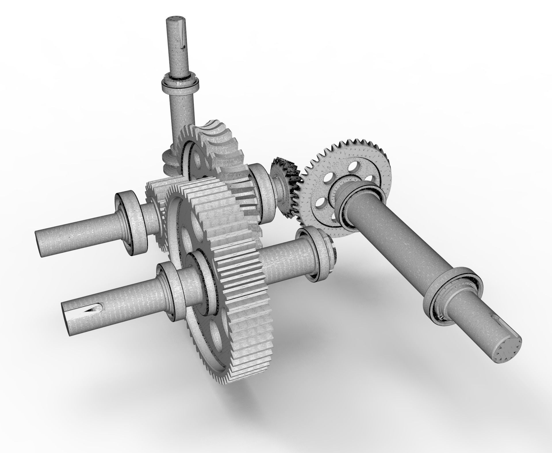 Gearbox 3D model | CGTrader