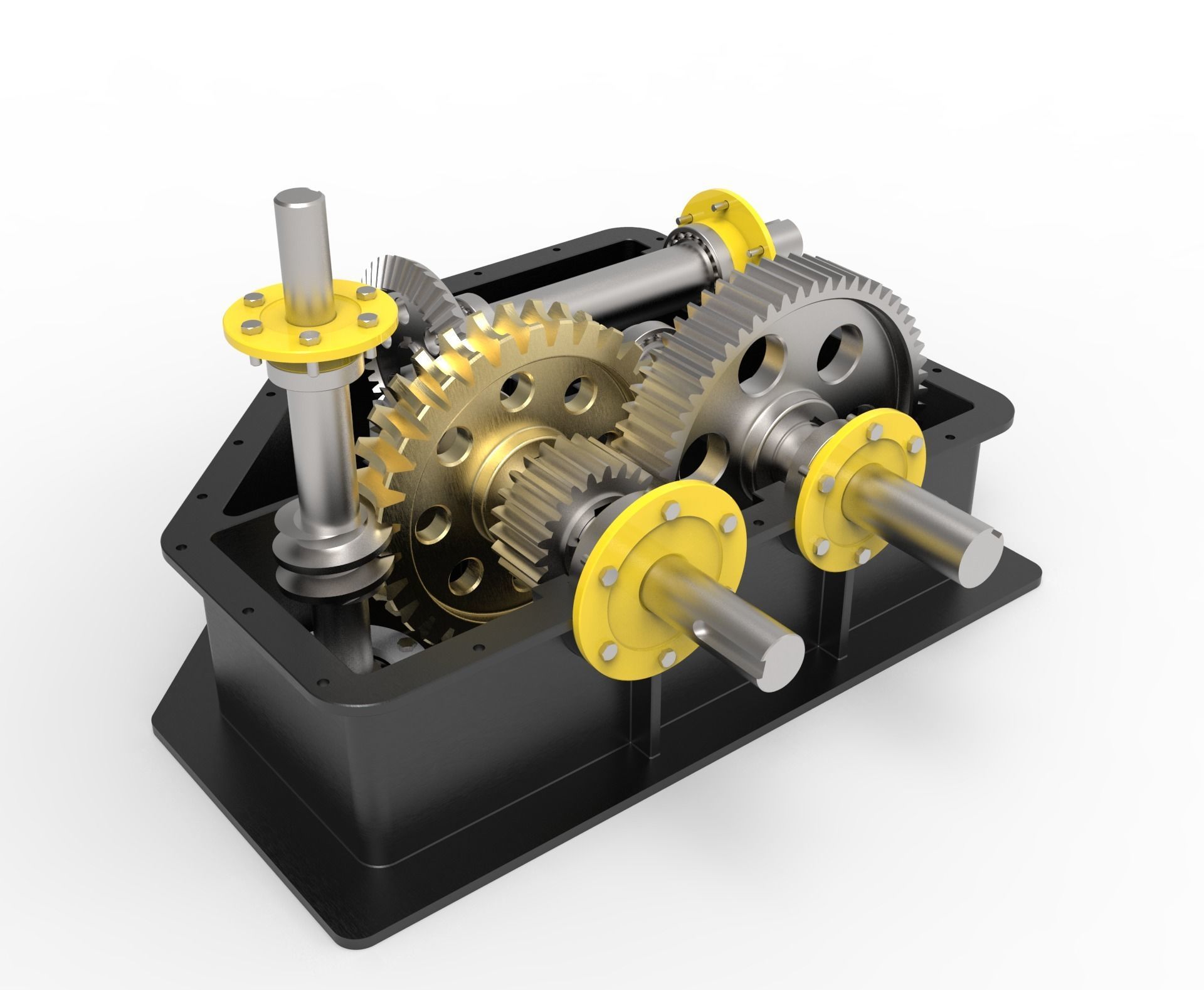 Gearbox 3D model | CGTrader