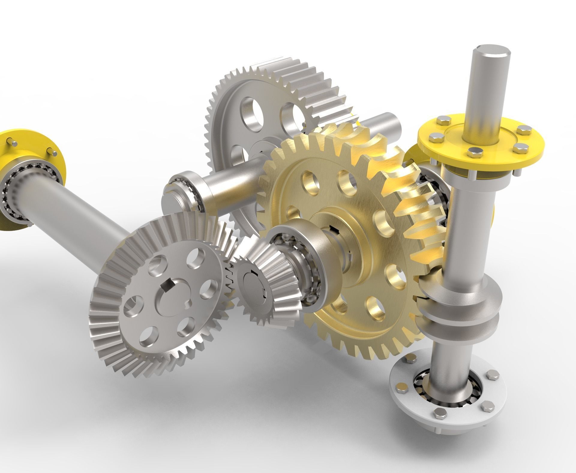 Gearbox 3D model | CGTrader