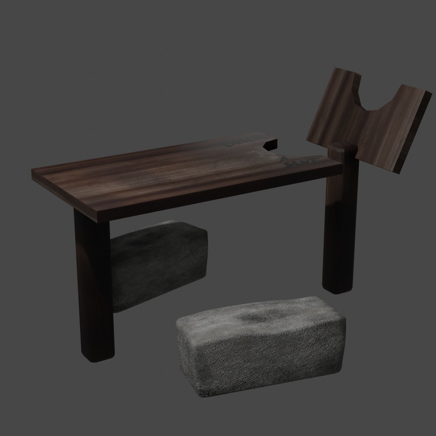 3D model BDSM Rigged Head Pillory Slave Adult Toy NSFW VR / AR / low ...