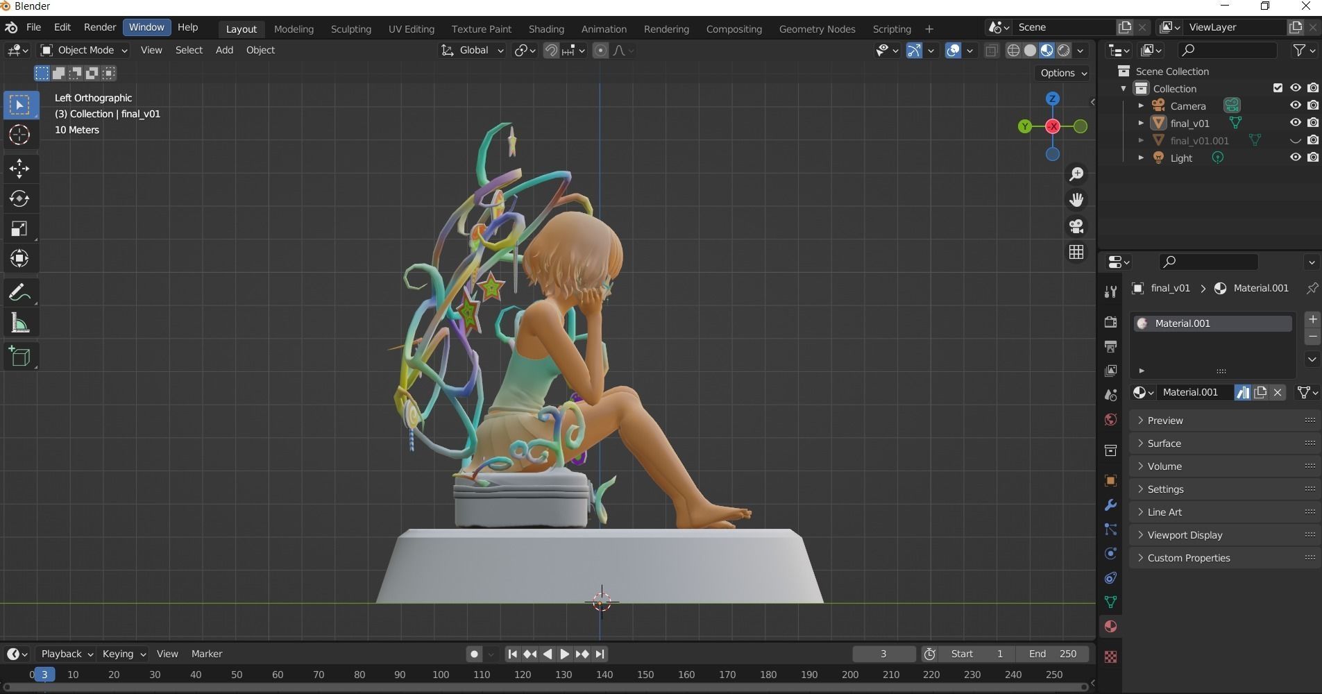 anime girl 3D model | CGTrader