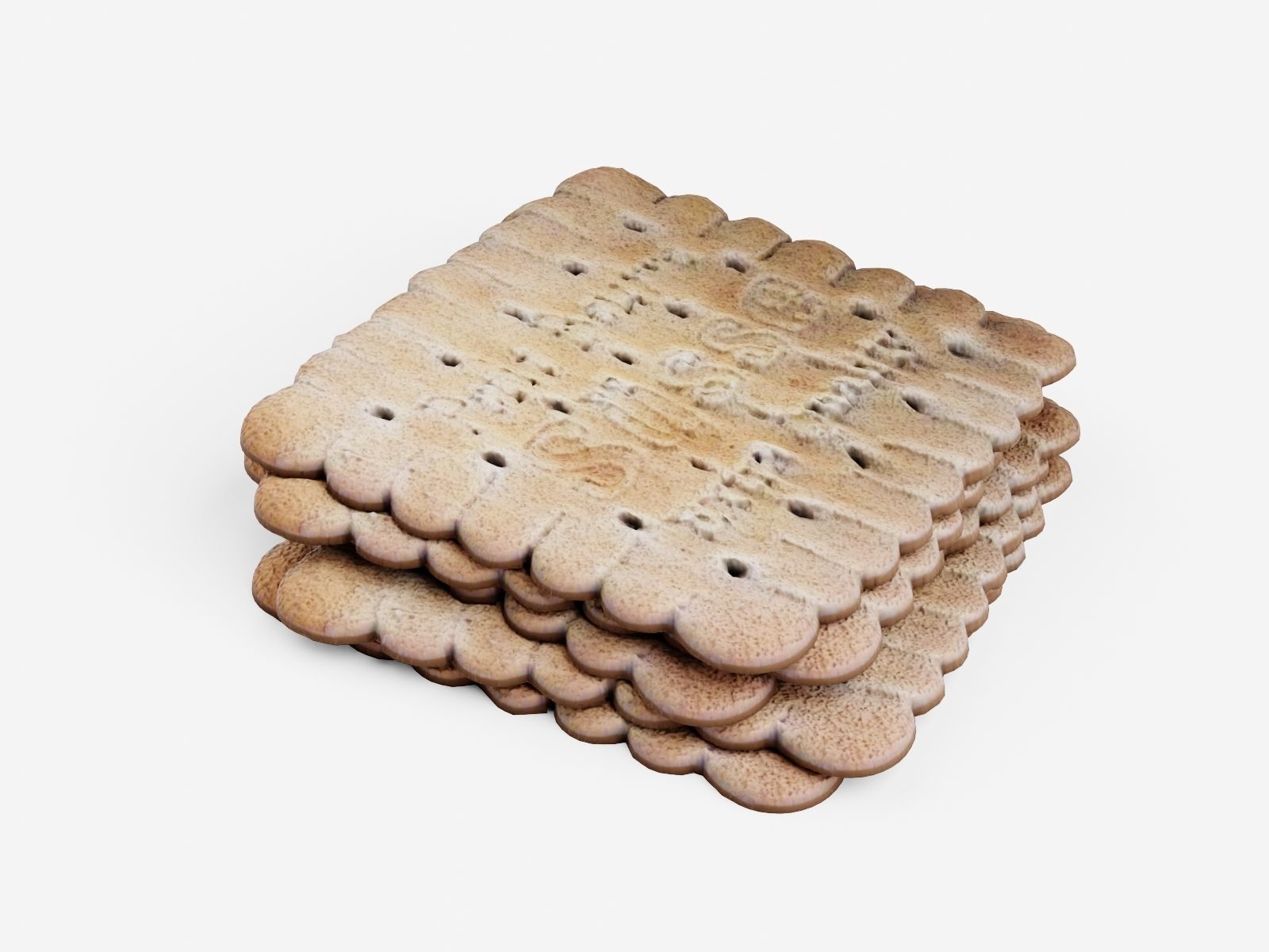 3D model Biscuit 3D Scan Lowpoly Pbr VR / AR / low-poly | CGTrader