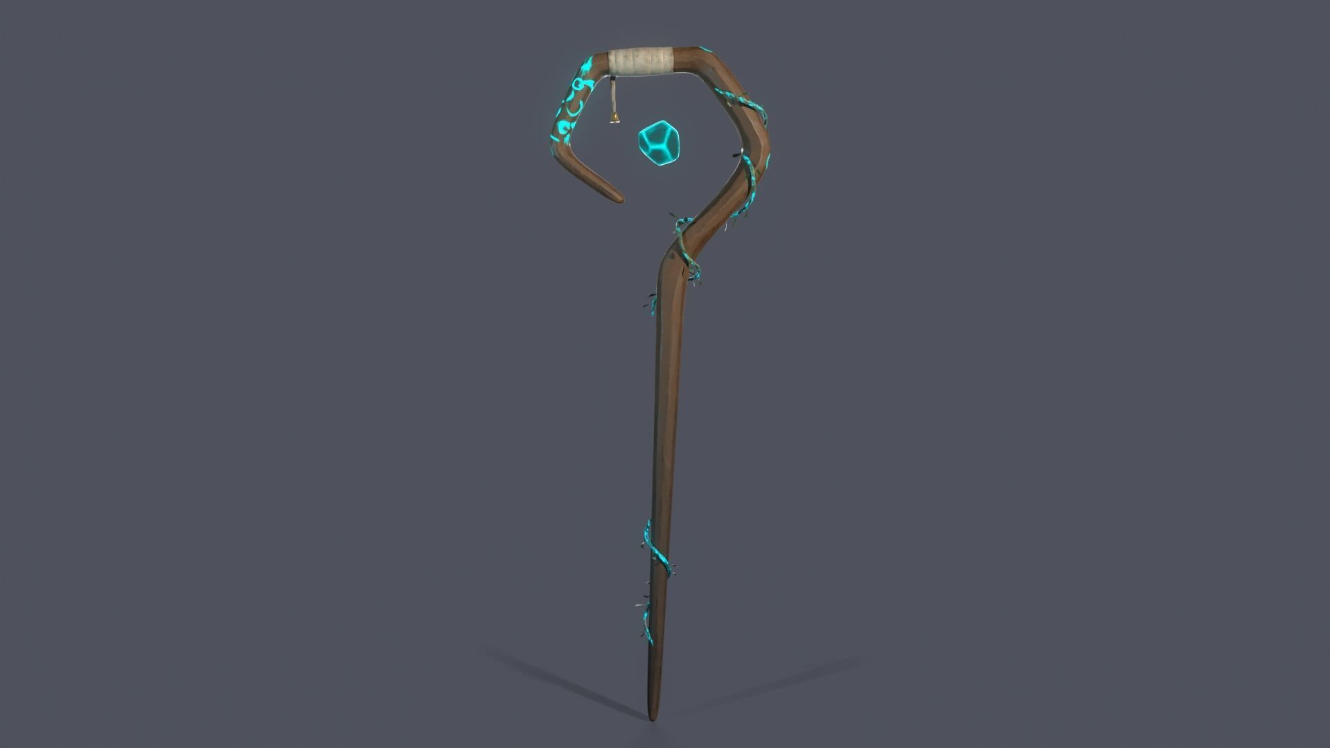 3D model Runic Wand v2 - Stylized 3D Model VR / AR / low-poly | CGTrader