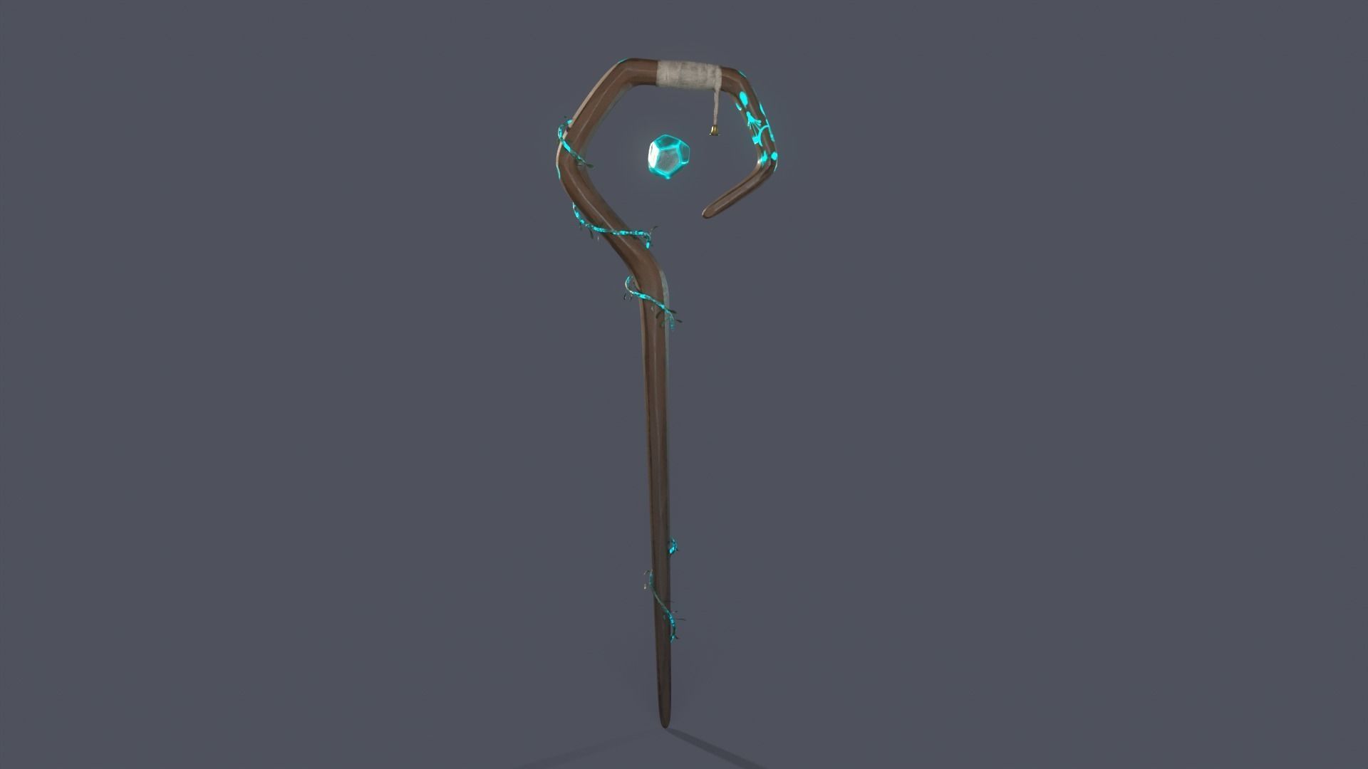 3D model Runic Wand v2 - Stylized 3D Model VR / AR / low-poly | CGTrader
