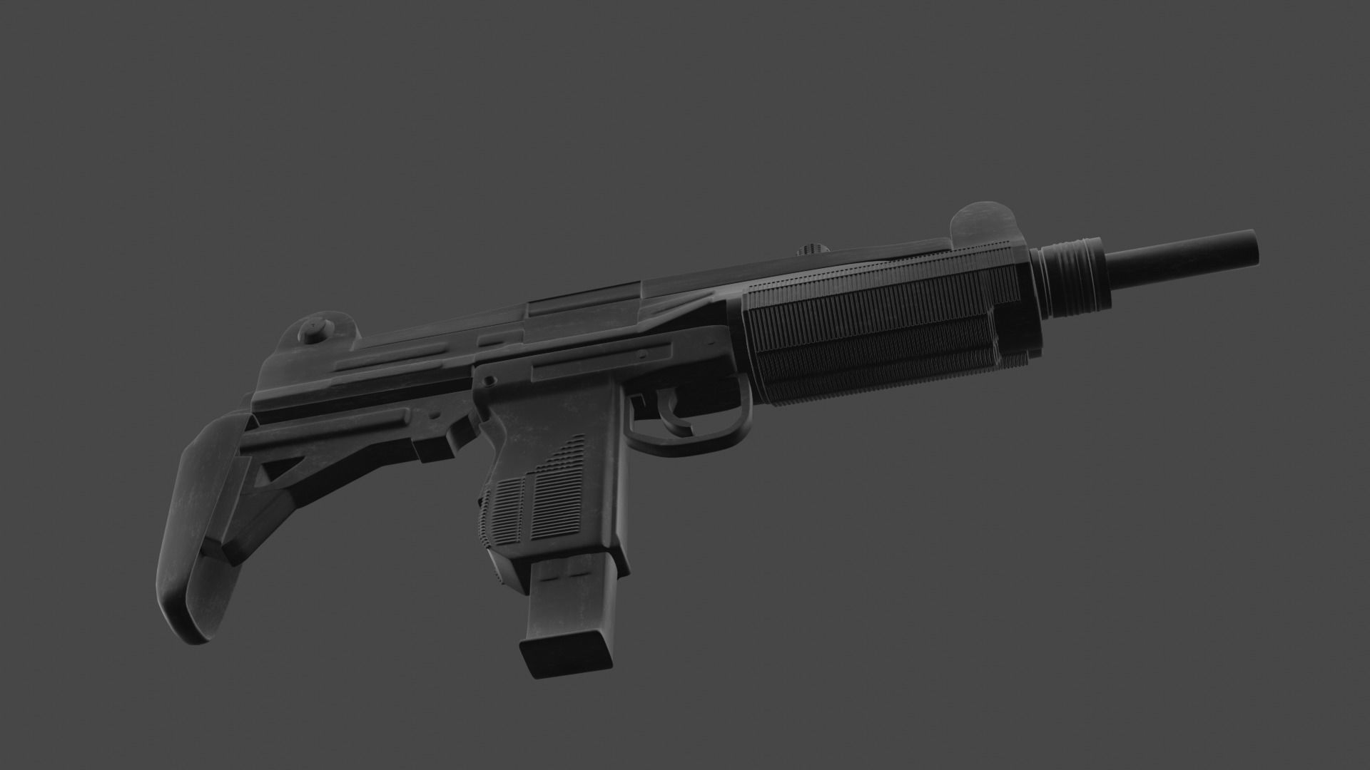 Uzi gun free VR / AR / low-poly 3D model | CGTrader