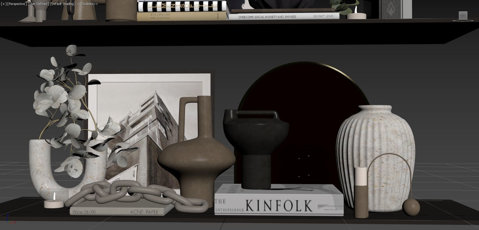 Decor Set 068 3d Model Cgtrader