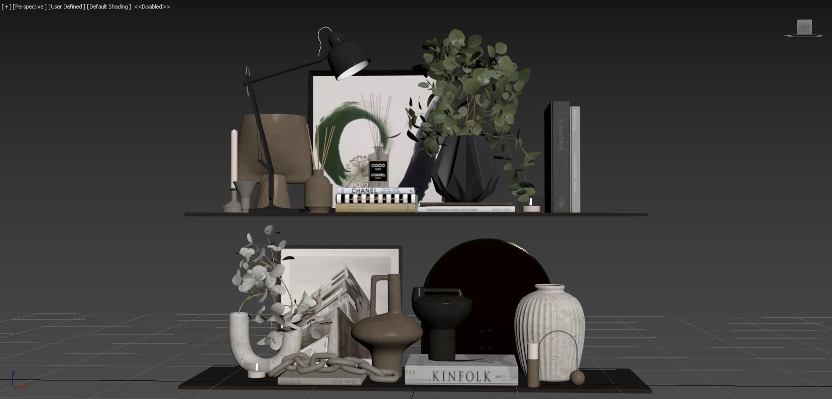 Decor Set 068 3d Model Cgtrader