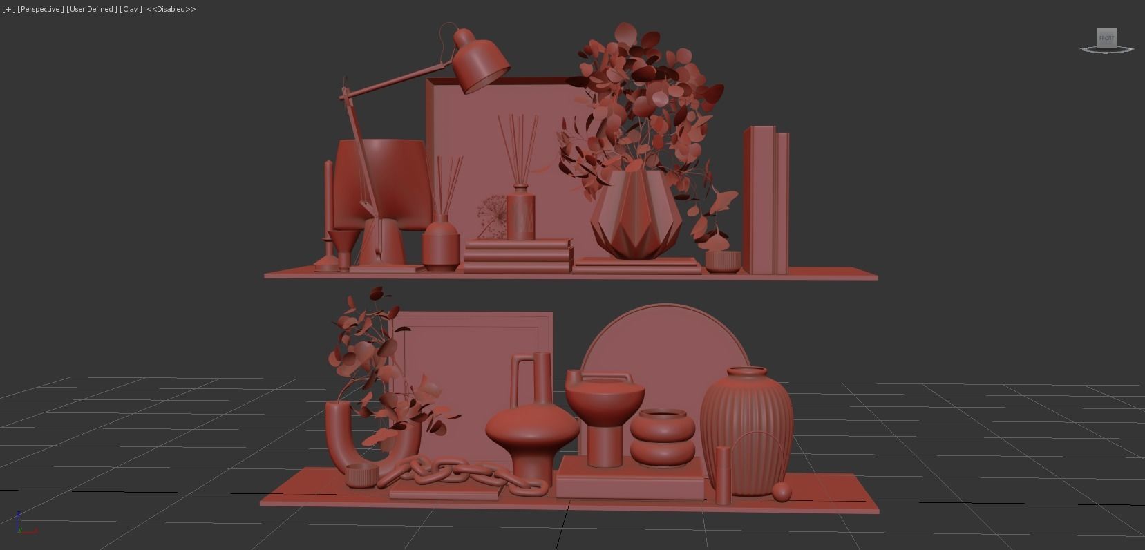 Decor Set 068 3d Model Cgtrader