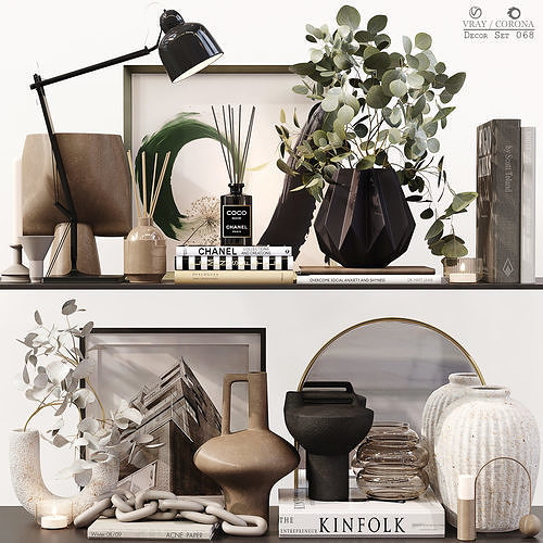 Decor Set 068 3D model | CGTrader