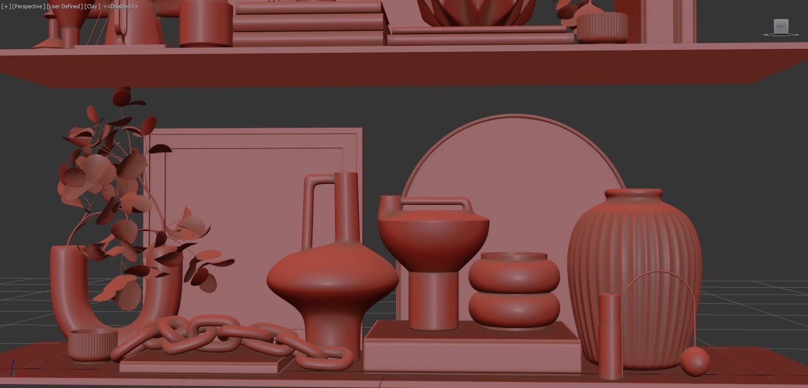 Decor Set 068 3d Model Cgtrader